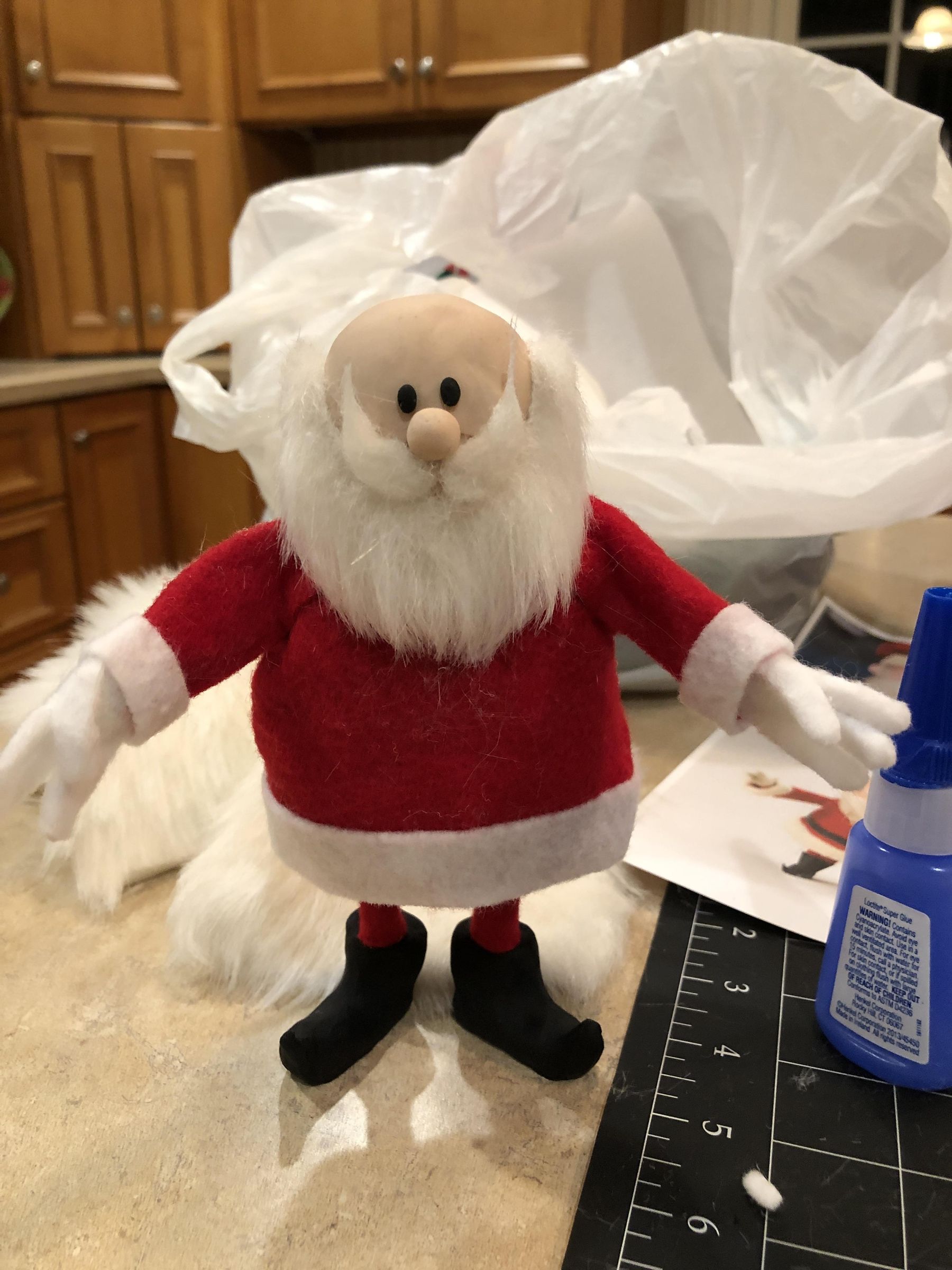 Creating Rudolph the Red Nosed Reindeer Figures for Christmas Card : 18 ...