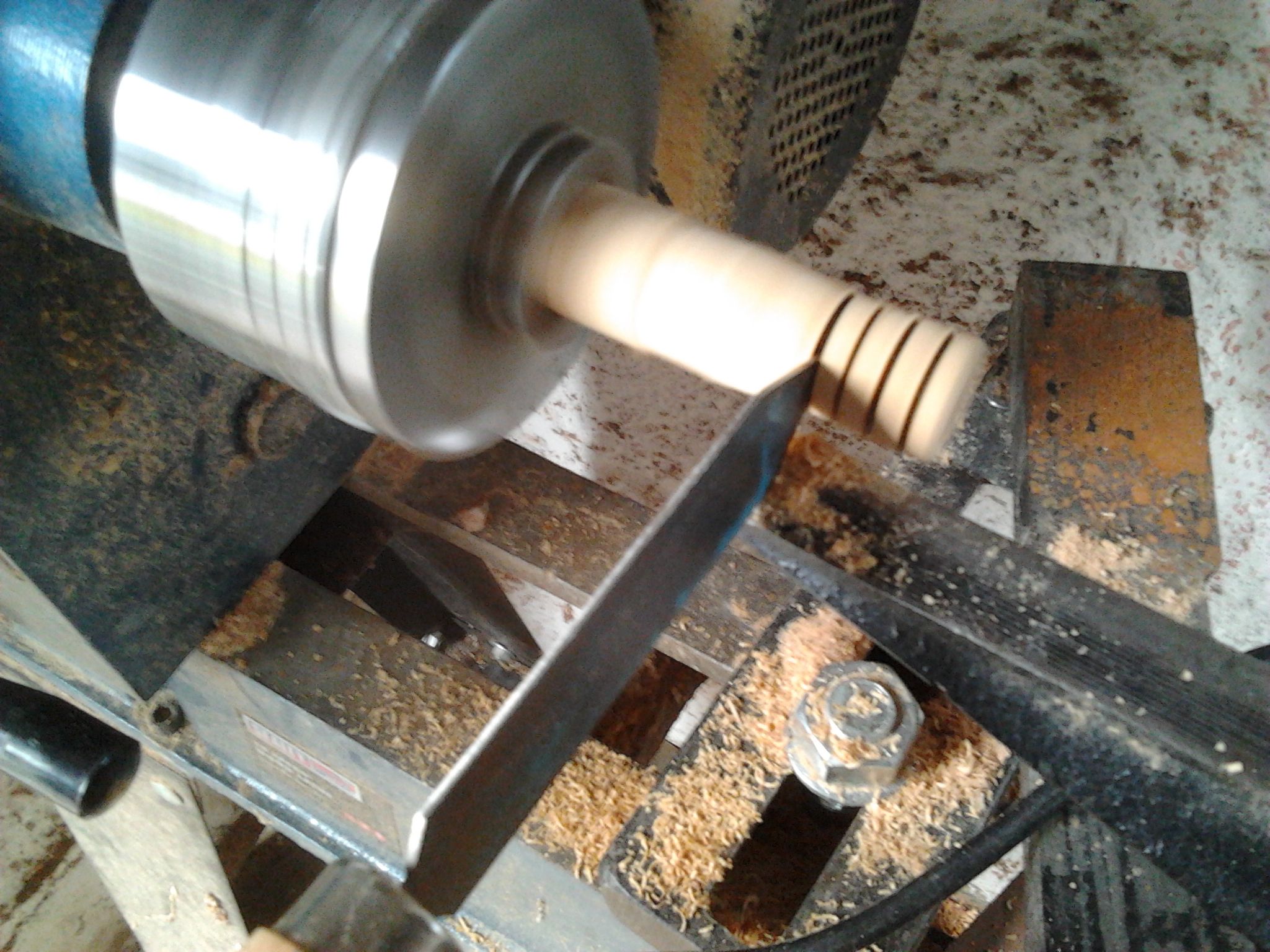 Wood Turning Parting Tool From a Power Hacksaw Blade, + Optional Old ...