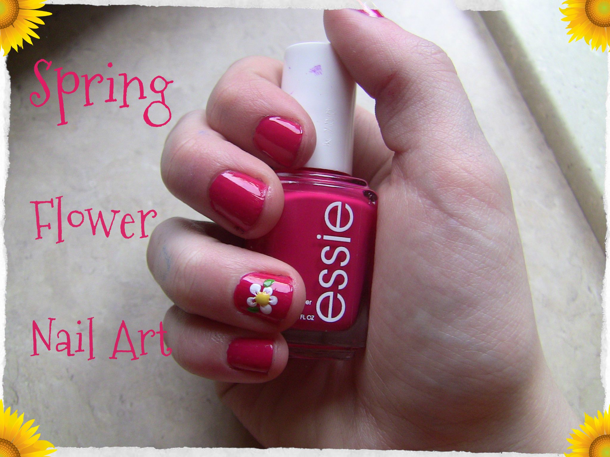 Spring Flower Nail Art : 4 Steps (with Pictures) - Instructables