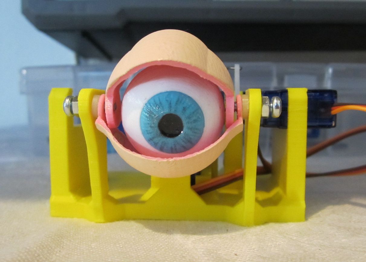 3D Printed Animatronic Eye Mechanism on the Cheap : 4 Steps (with ...