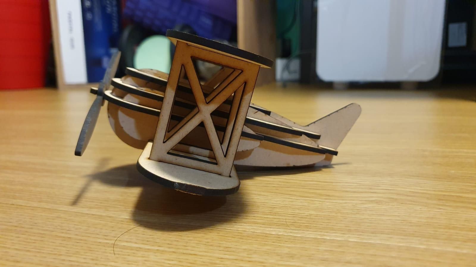 3D Puzzle: Wooden Toy Plane for Kids : 4 Steps (with Pictures ...