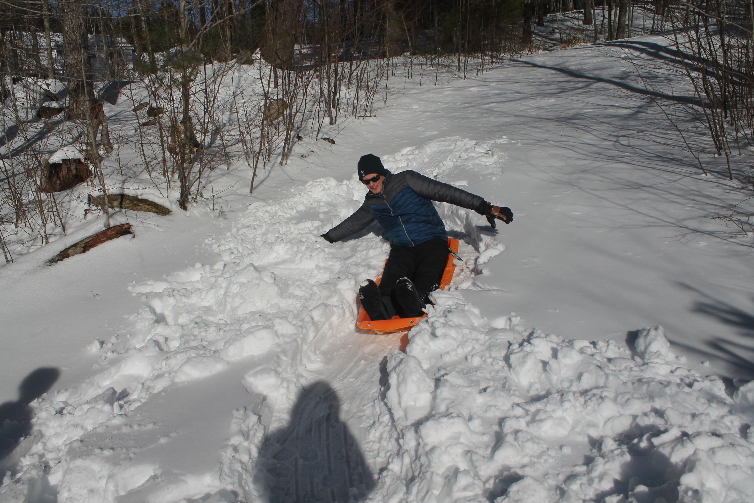 How to Steer a Sled So You Can Fly Down the Hill Like This : 6 Steps ...