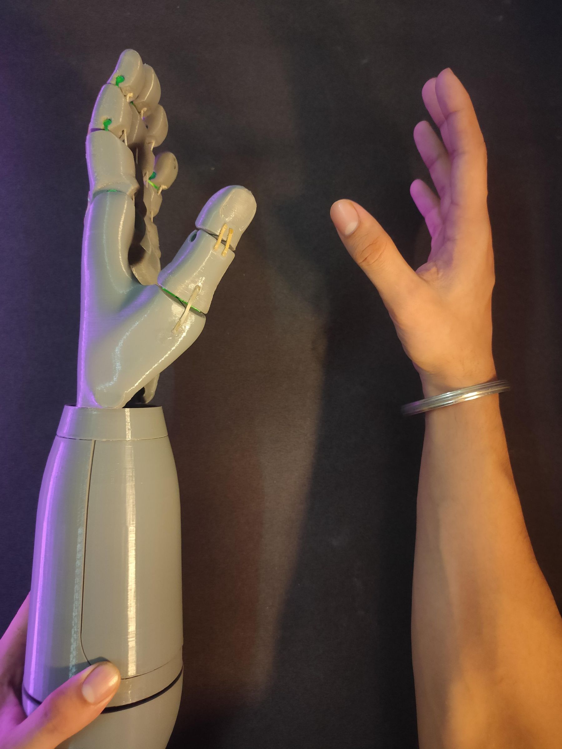 Cyborg Hand : Robotic-cum-Prosthetic Servo Powered Hand : 6 Steps (with ...