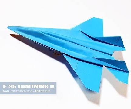 How to Make a Paper Plane That Flies | F-35 Lightning II - Instructables