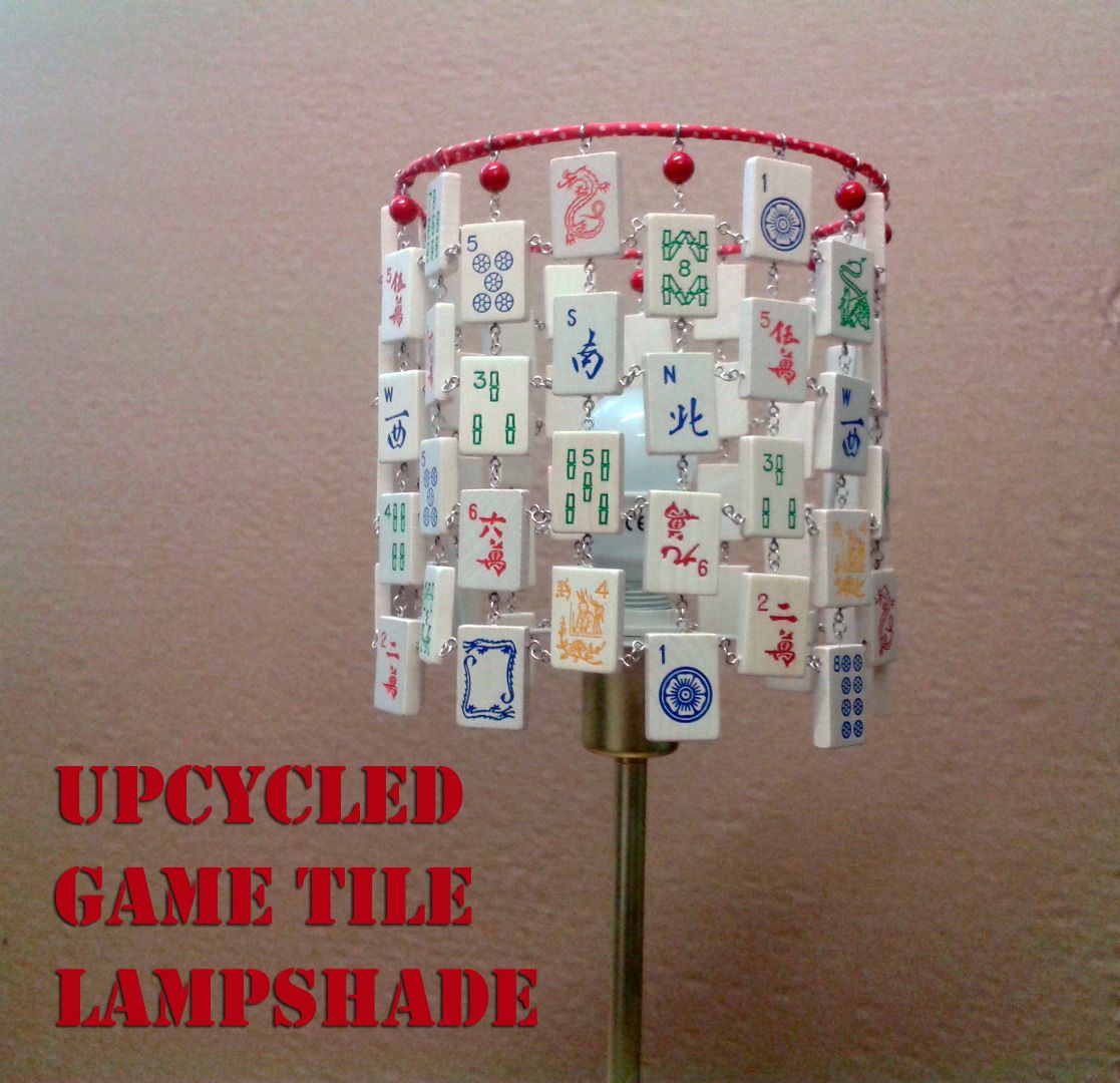 Upcycled Game Tile Lampshade : 5 Steps (with Pictures) - Instructables