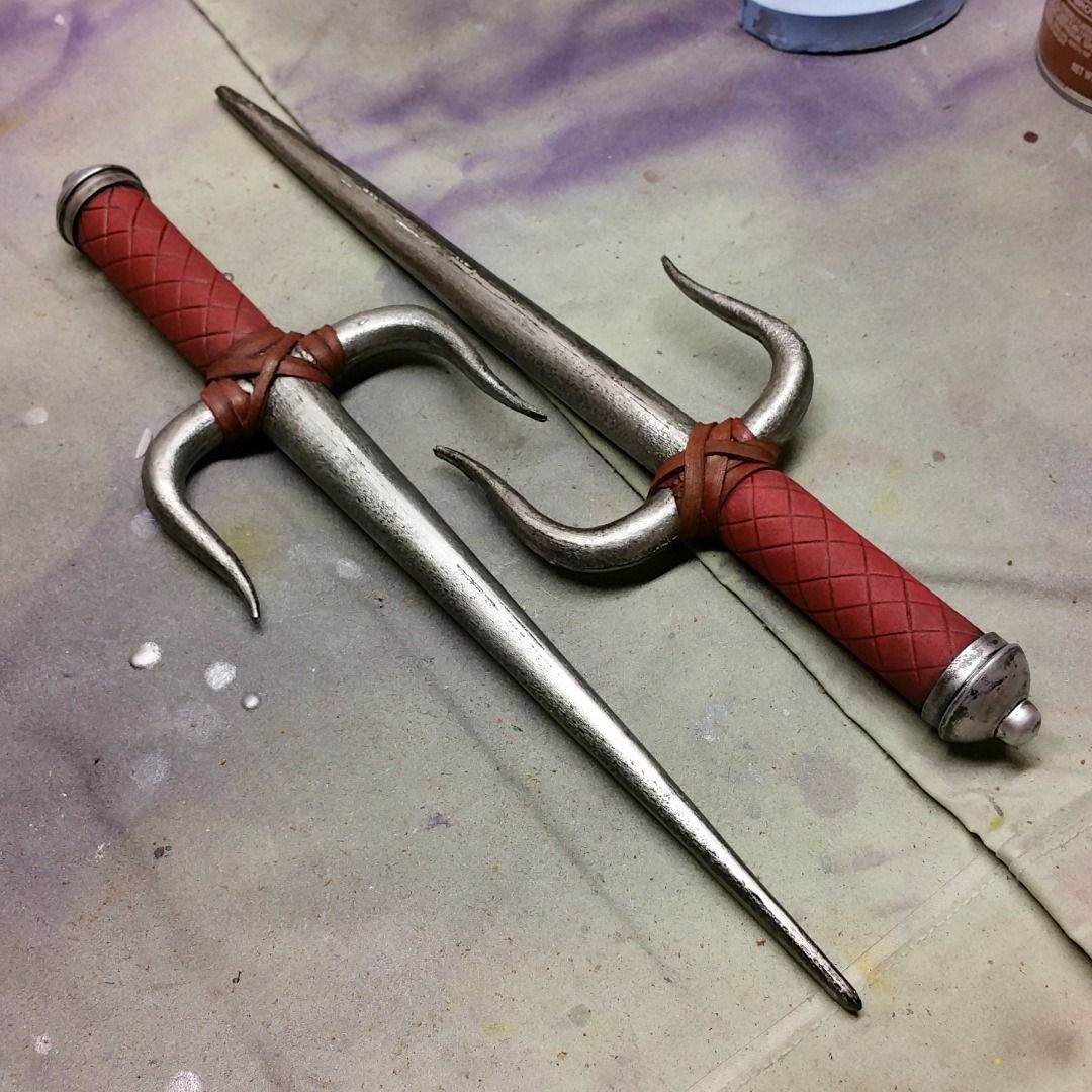 Ninja Turtle Sai Weapons : 7 Steps (with Pictures) - Instructables