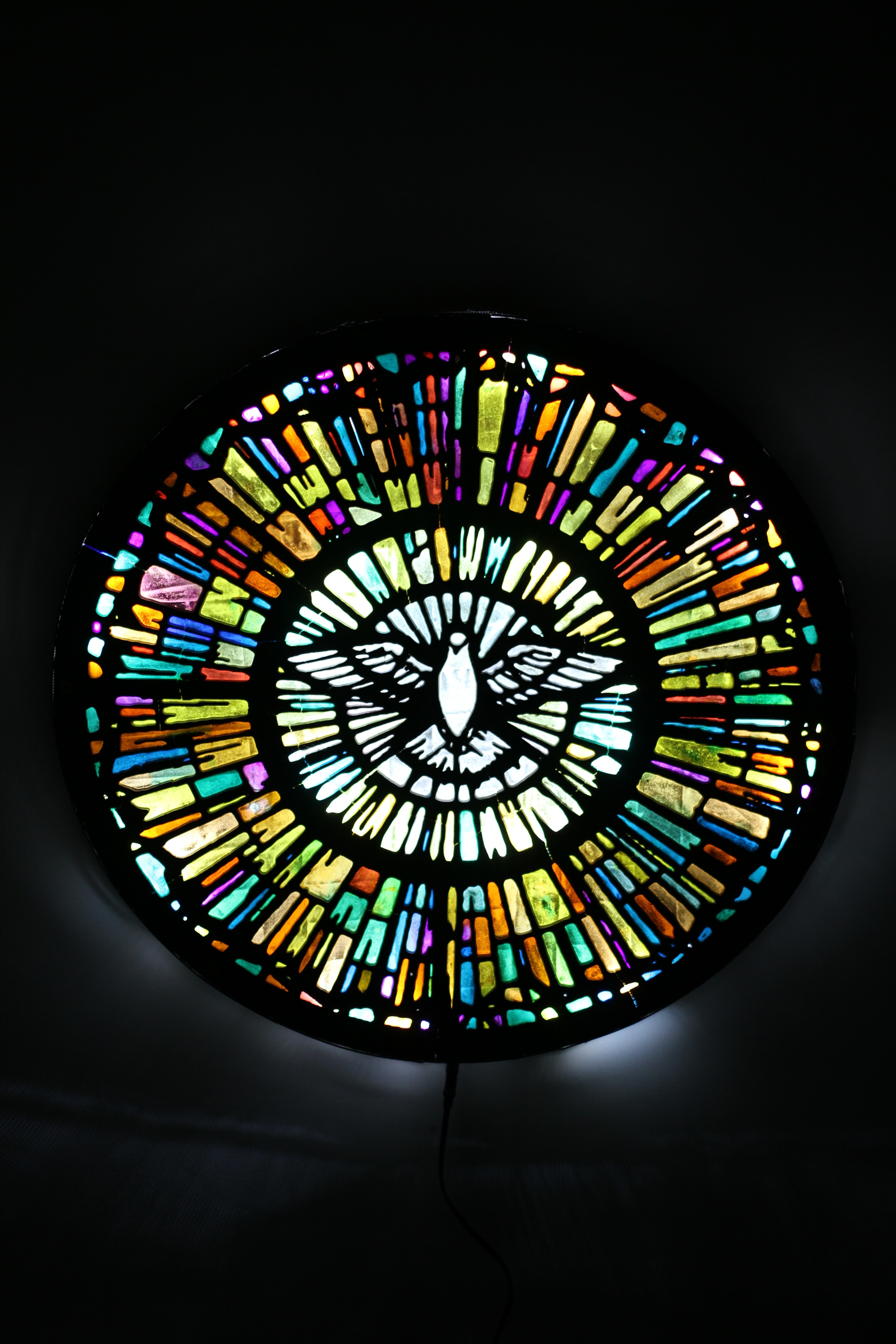 3D Printed Stained Glass Light Decoration : 8 Steps (with Pictures ...