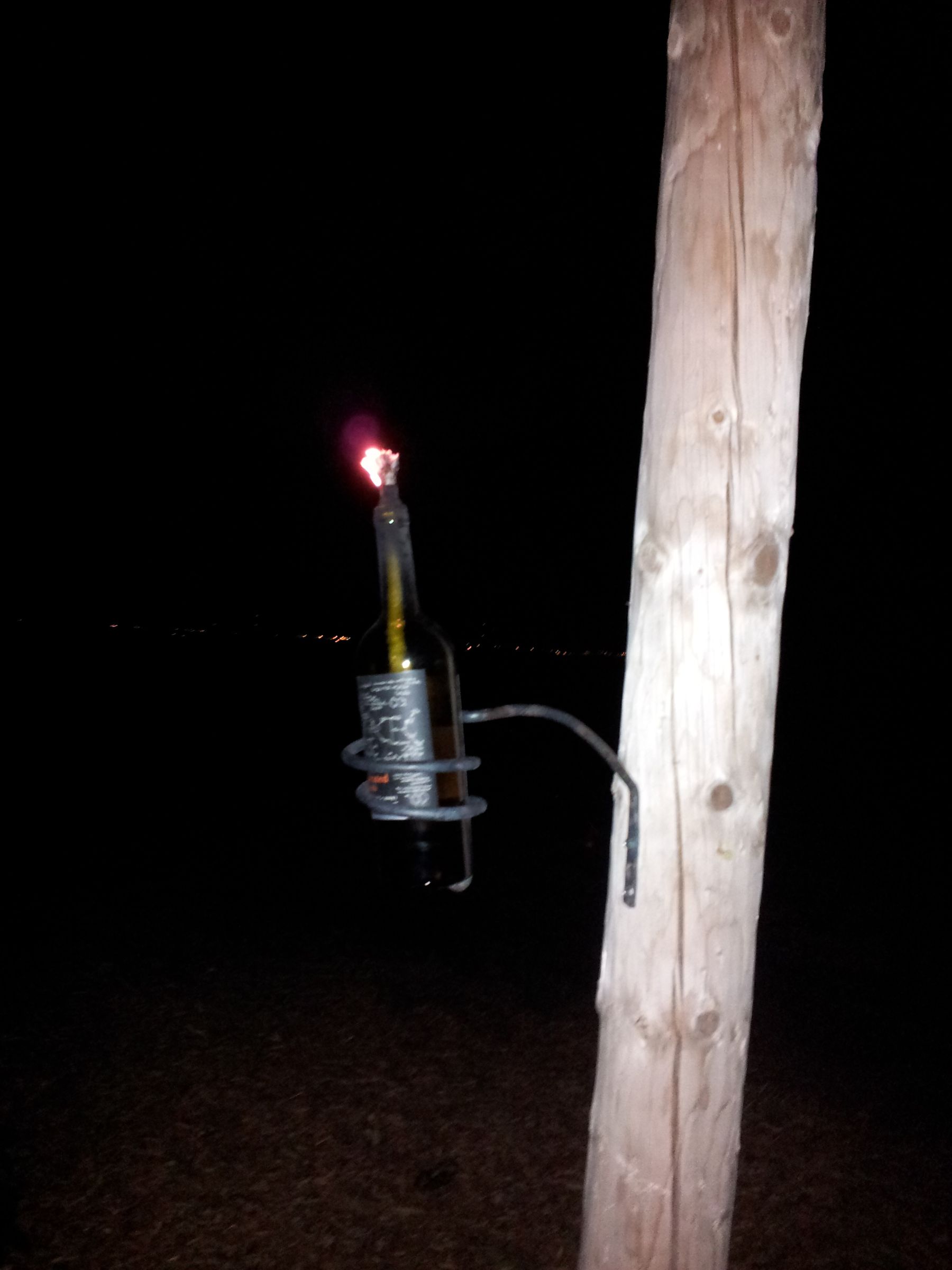 Bourbon Bottle Anti Mosquito Tiki Torch : 4 Steps - Instructables