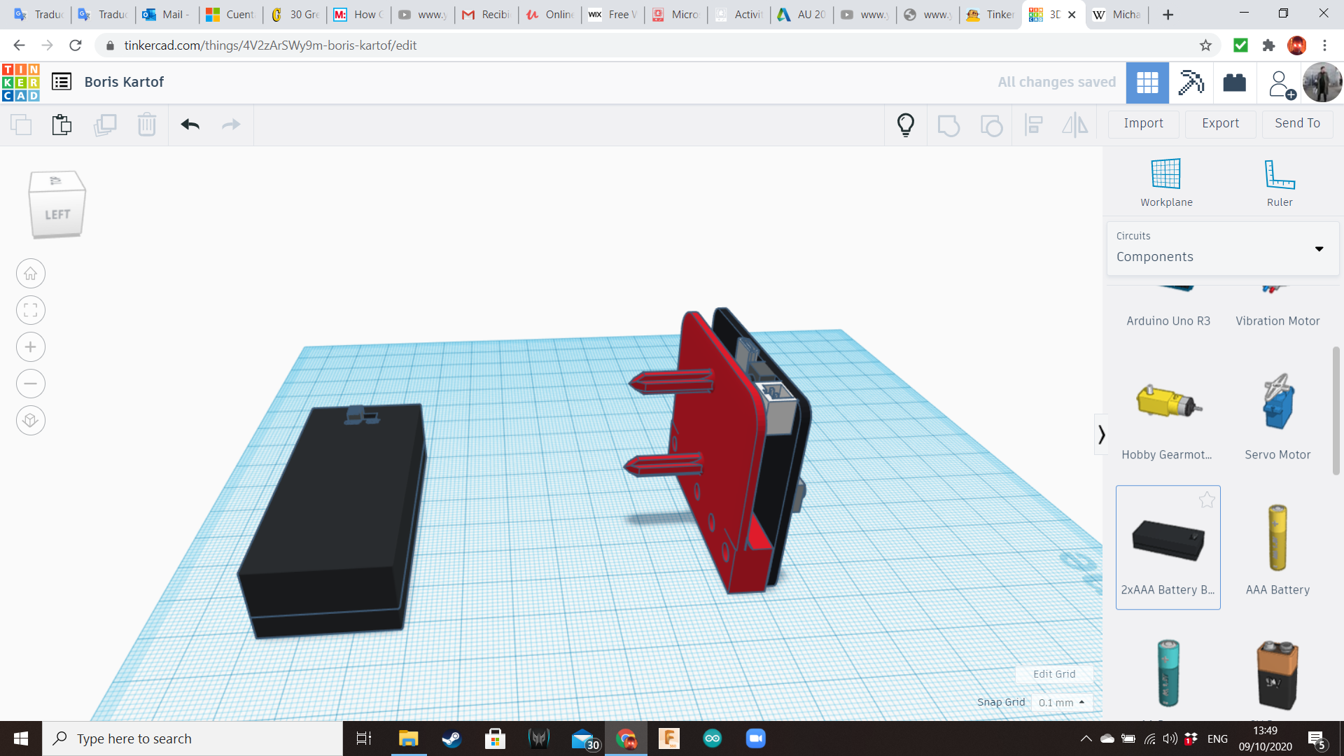 Tinkercad + Micro:bit Robotics for School: "I Love Kartof" Robot! : 17 ...