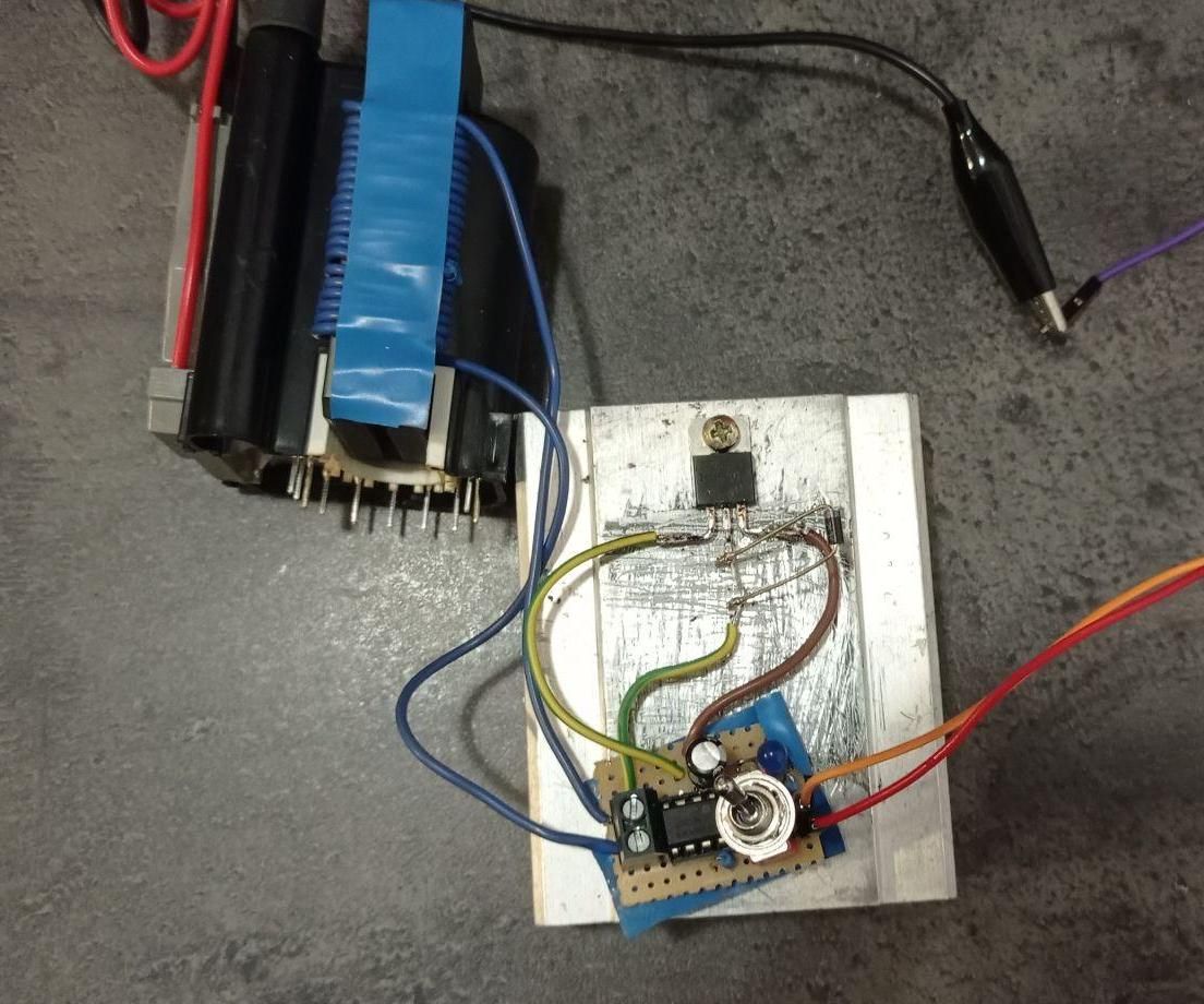 Flyback Transformer Driver With 555 Timer : 5 Steps - Instructables