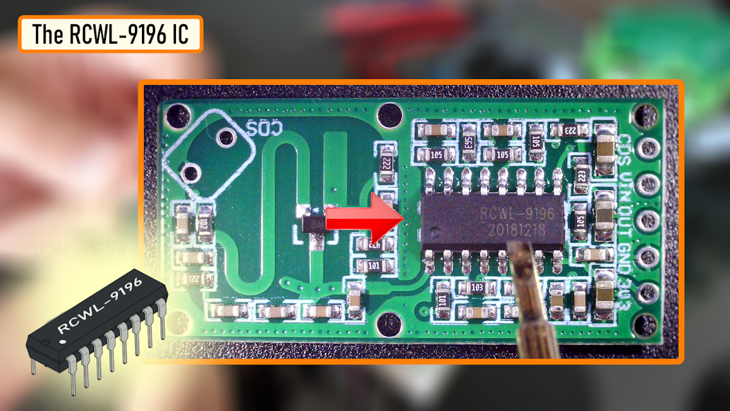 All About RCWL-0516 Microwave Radar Motion Sensor : 15 Steps ...