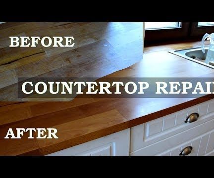 Renovation of Kitchen Countertop - Easy 4 Steps With Cool Effect : 5 ...