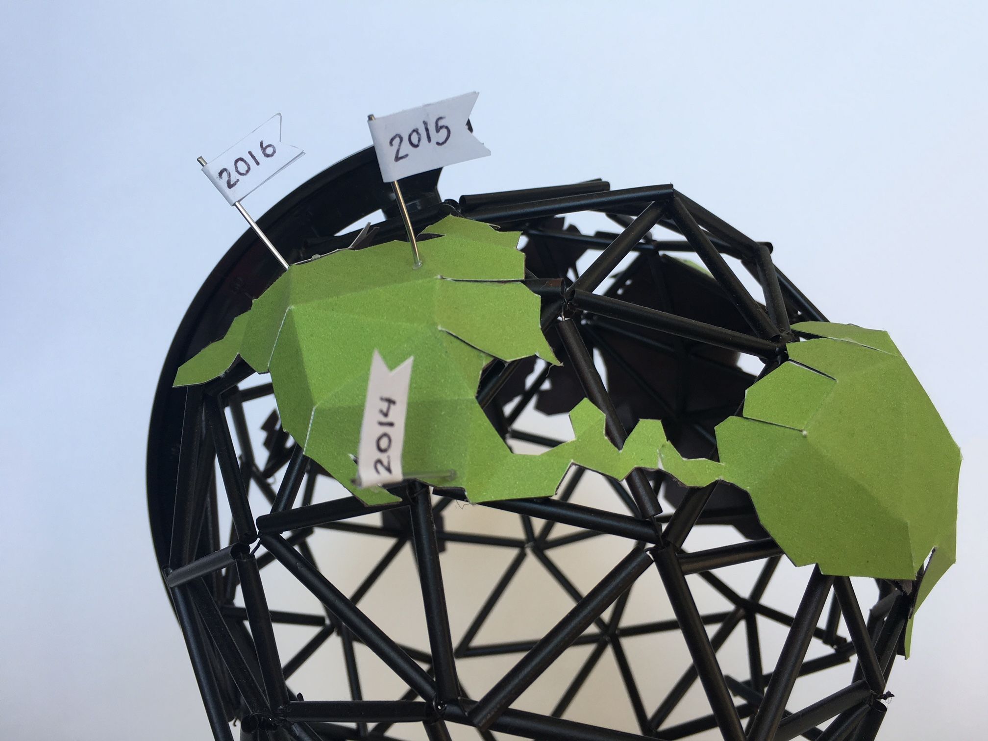 $5 DIY Polygonal Globe (no 3D Printer Needed) : 9 Steps (with Pictures ...