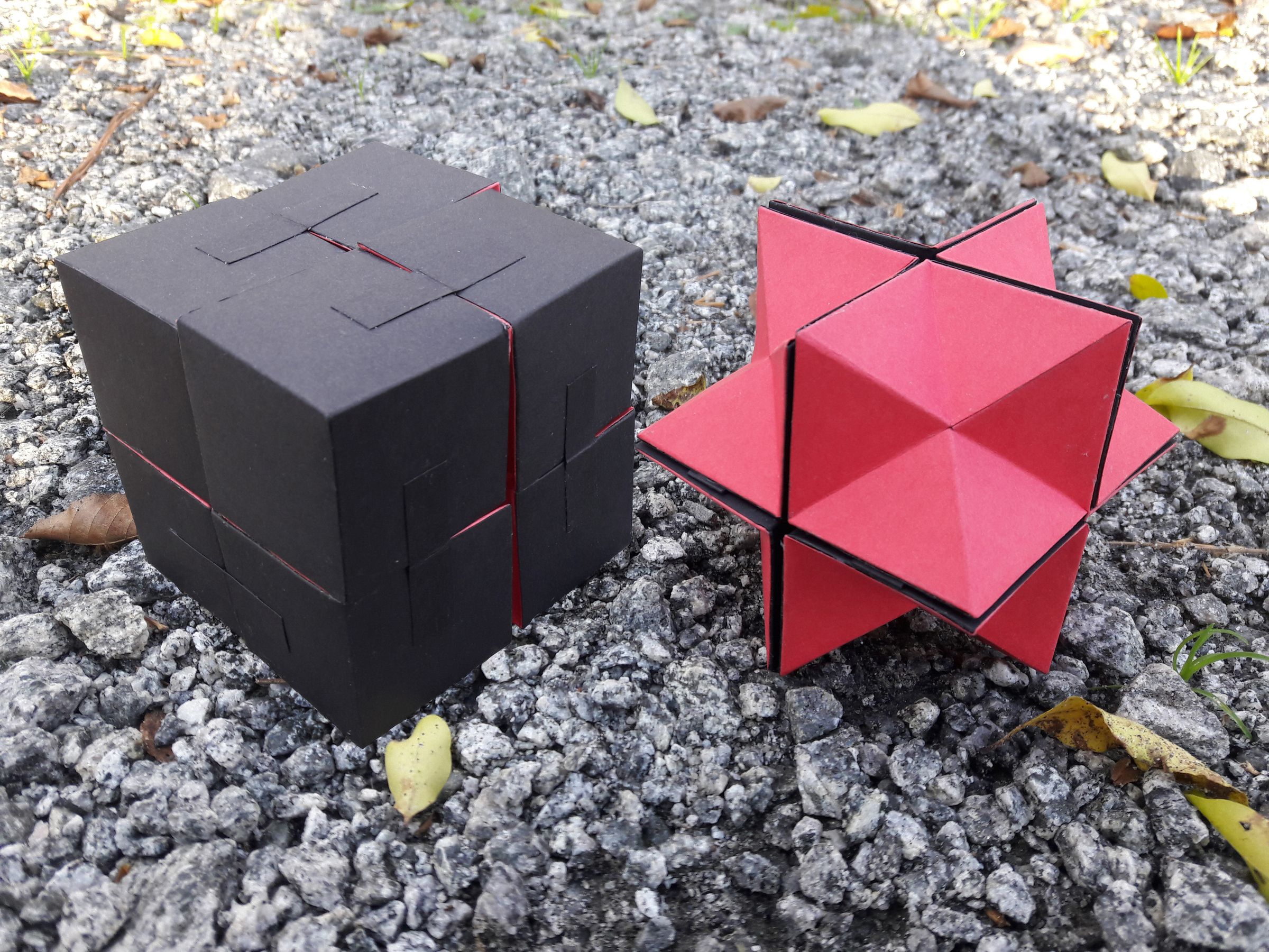 Make a Paper Transforming Geode Cube - Design and Template : 7 Steps ...