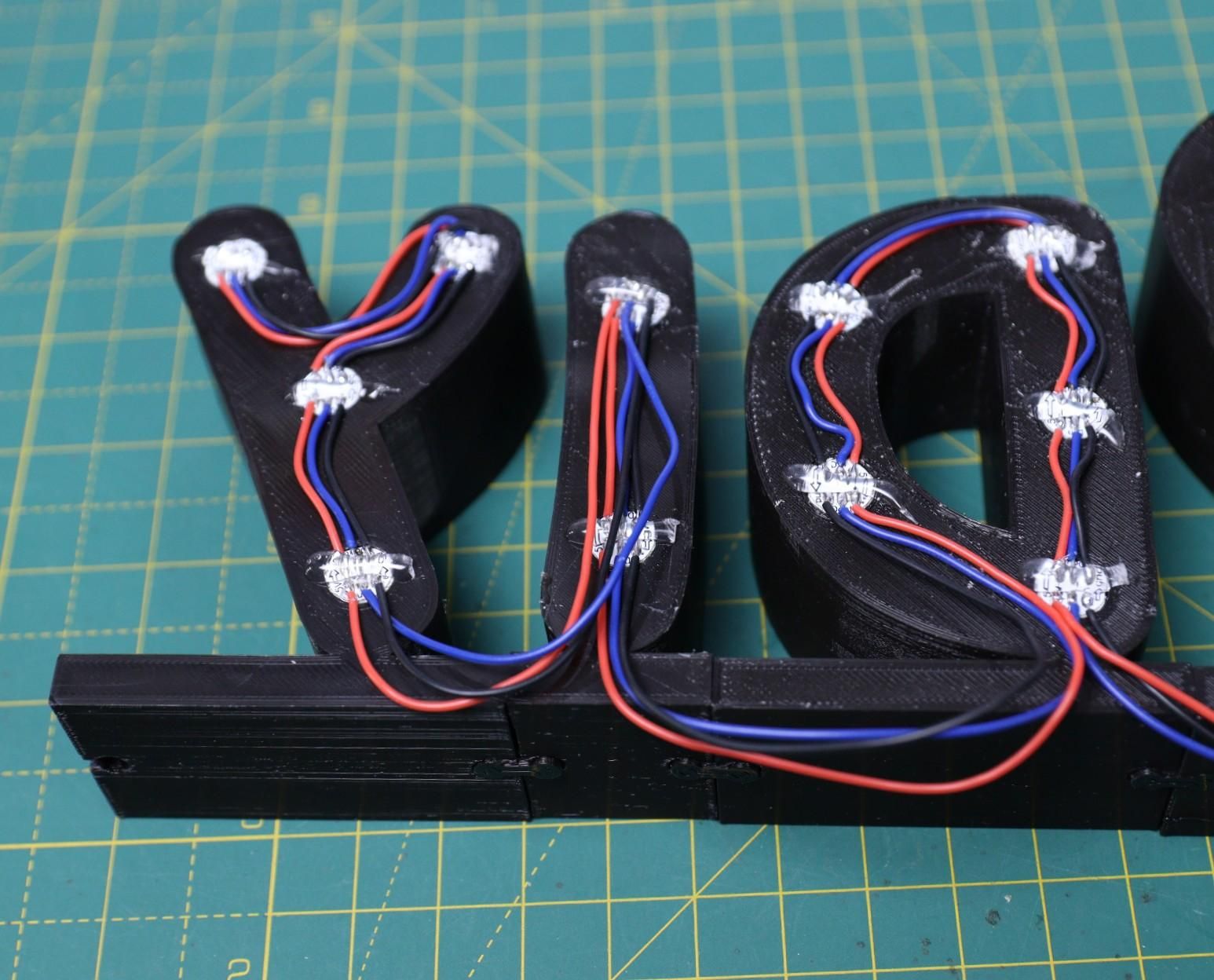 DIY 3D Printed LED Sign Board : 17 Steps (with Pictures) - Instructables