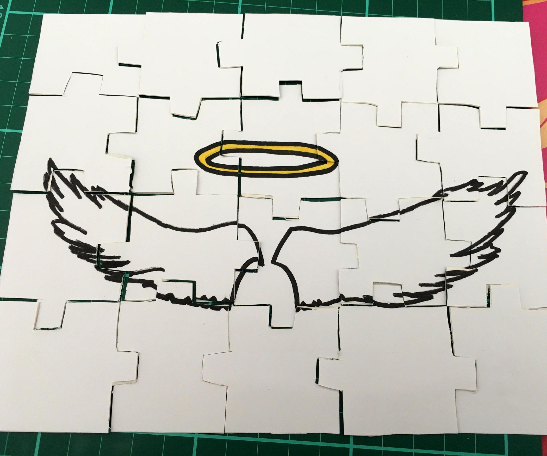 🧩 How to Make a Customized Cardboard Jigsaw Puzzle 🧩 Quick, Cheap ...