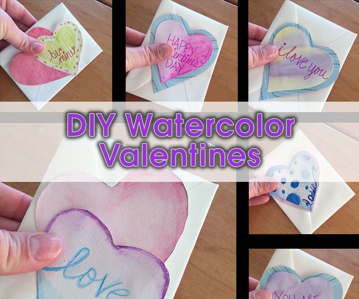 Simple Watercolor Valentine's : 6 Steps (with Pictures) - Instructables