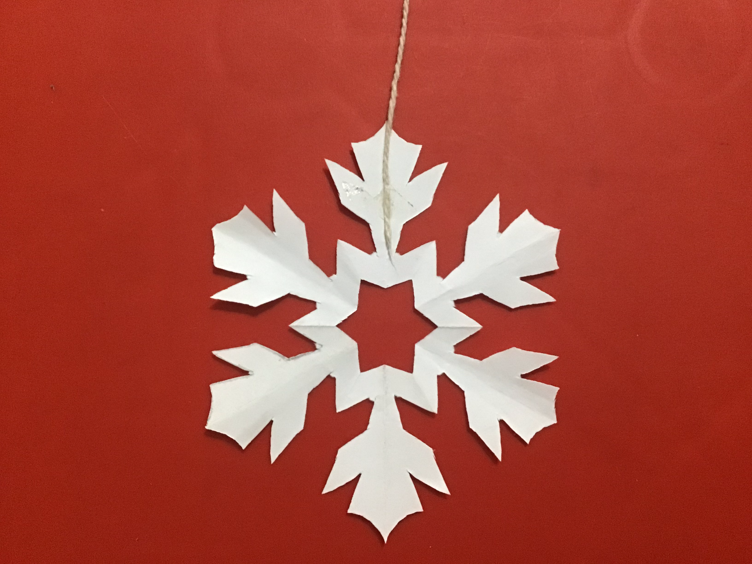 Decorative Paper Snowflakes (6 Pointed) : 8 Steps (with Pictures ...