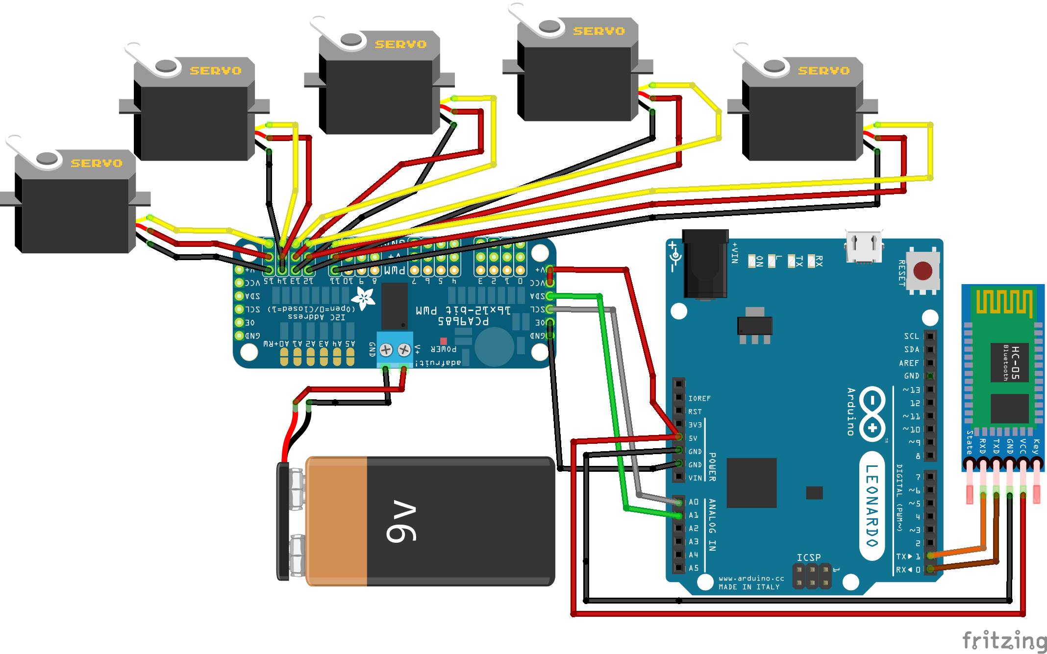 Two-Wheeled Drive Car With a Robotic Arm : 7 Steps (with Pictures ...