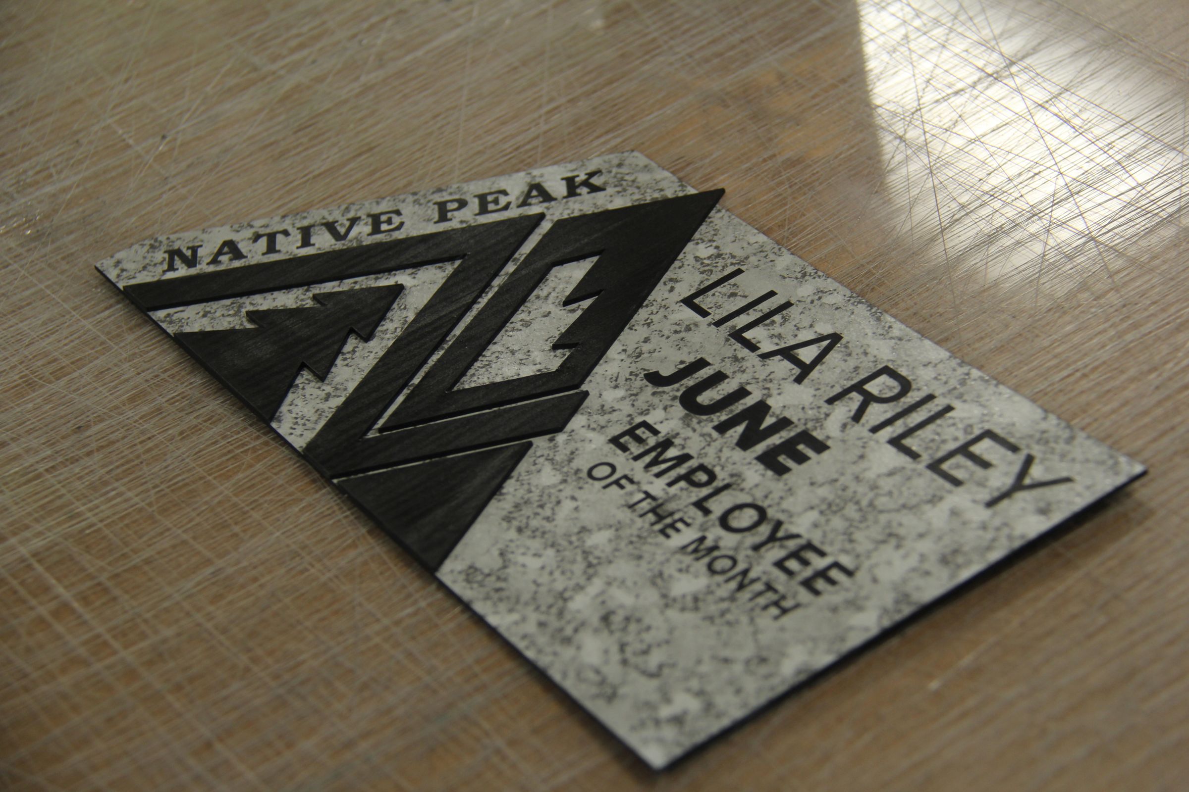 Laser Fabricating a Sign Using Rowmark's the Naturals : 10 Steps (with ...