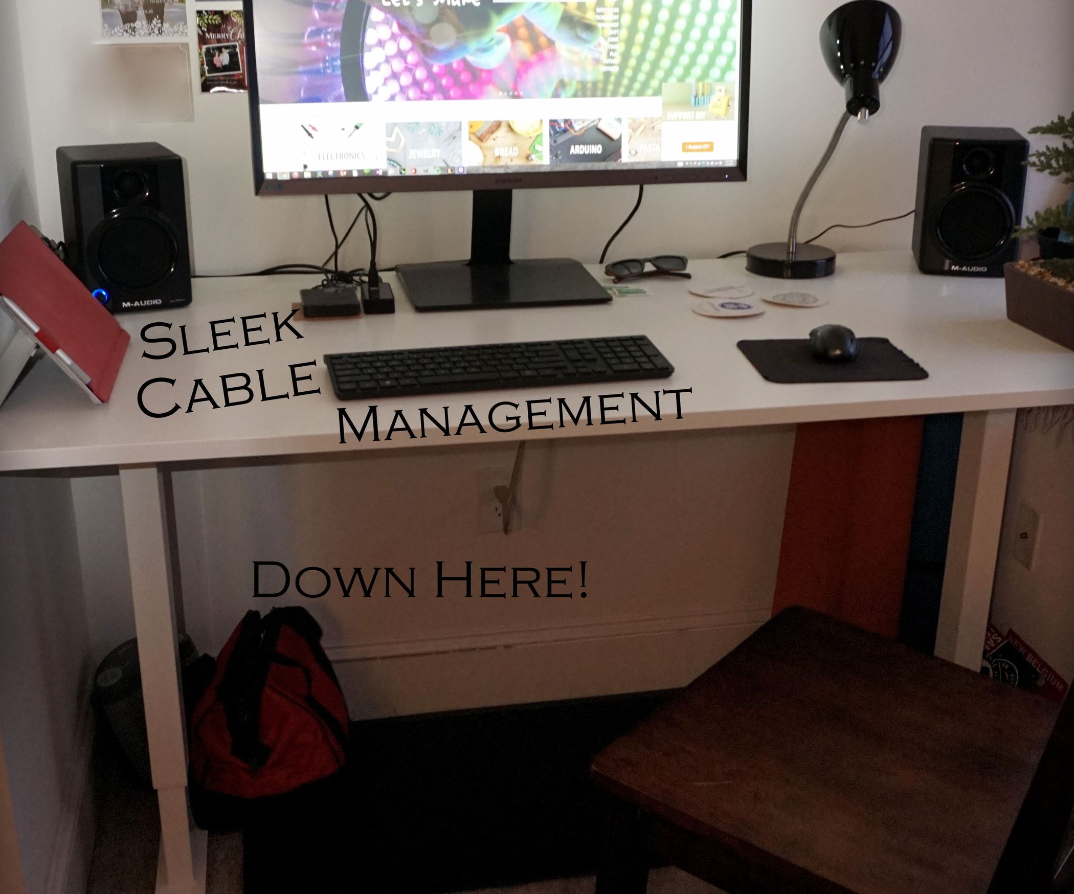 Sleek Cable Management : 4 Steps (with Pictures) - Instructables
