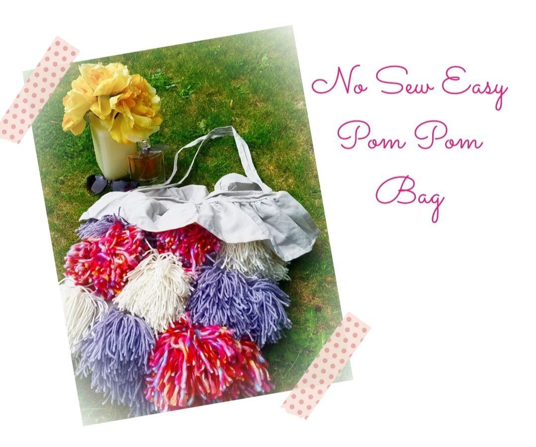 Easy Colorful Pom Pom Tote Bag : 5 Steps - Instructables