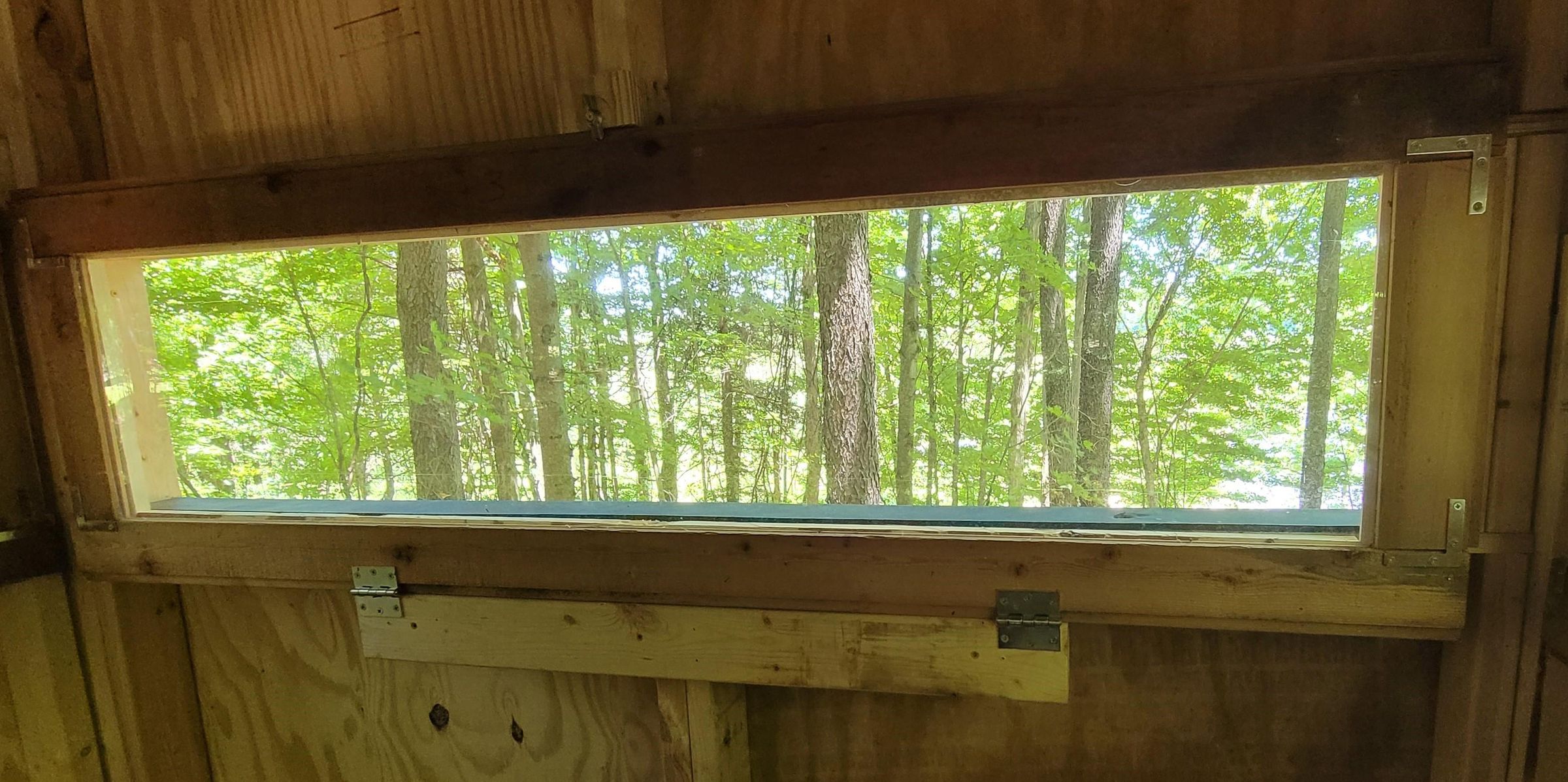 Diy Deer Stand Window