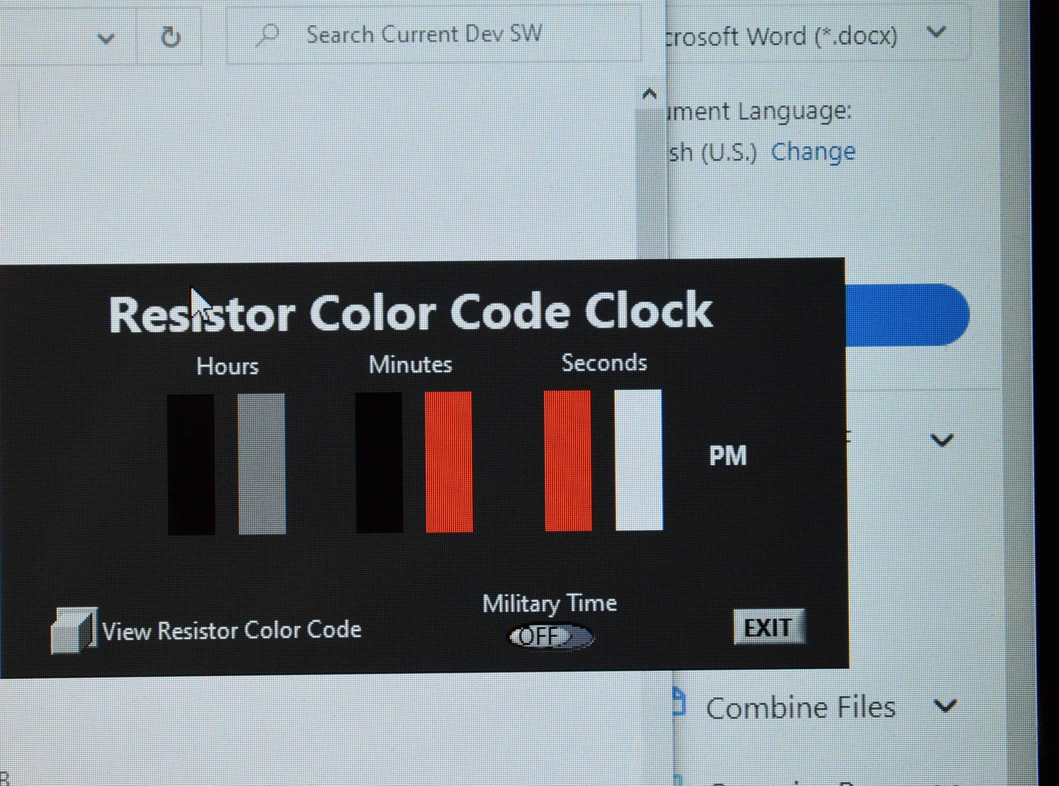 Clock - Resistor Color Coded Display : 4 Steps - Instructables