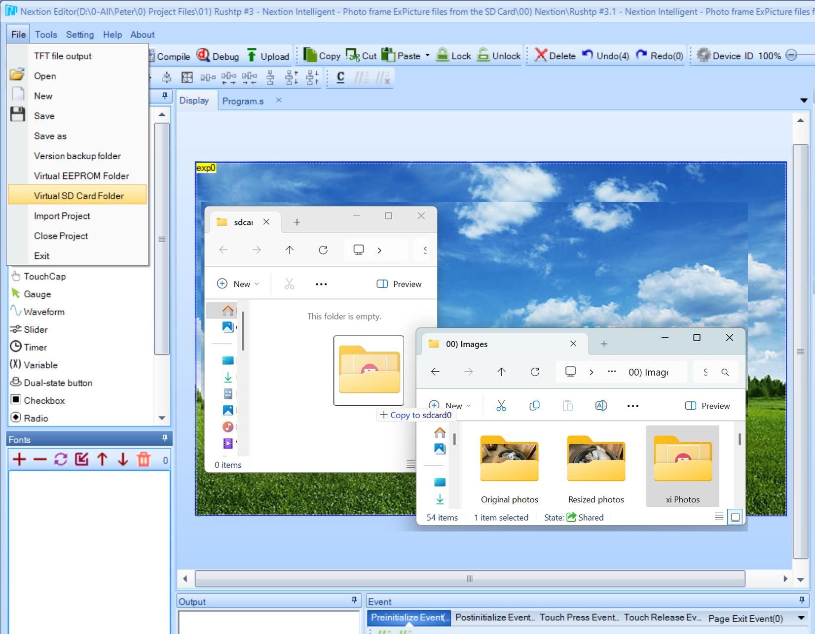 Rushtp #3 - Nextion Intelligent - Photo Frame ExPicture Files From the ...