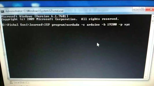 Arduino As Isp Burn Hex File In Avr Fuse In Avr Arduino As 1907