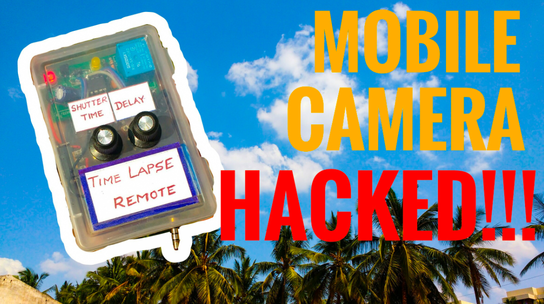 How to Make Time Lapse Timer Remote for Mobile Phone Camera| DIY ...