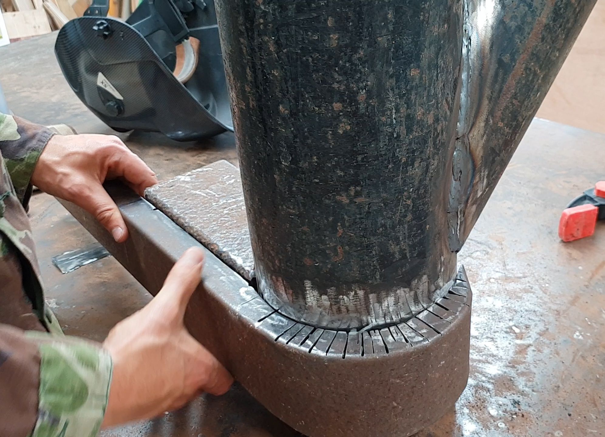 Upcycled Rocket Stove Griddle BBQ + Pizza Oven Attachment : 27 Steps ...