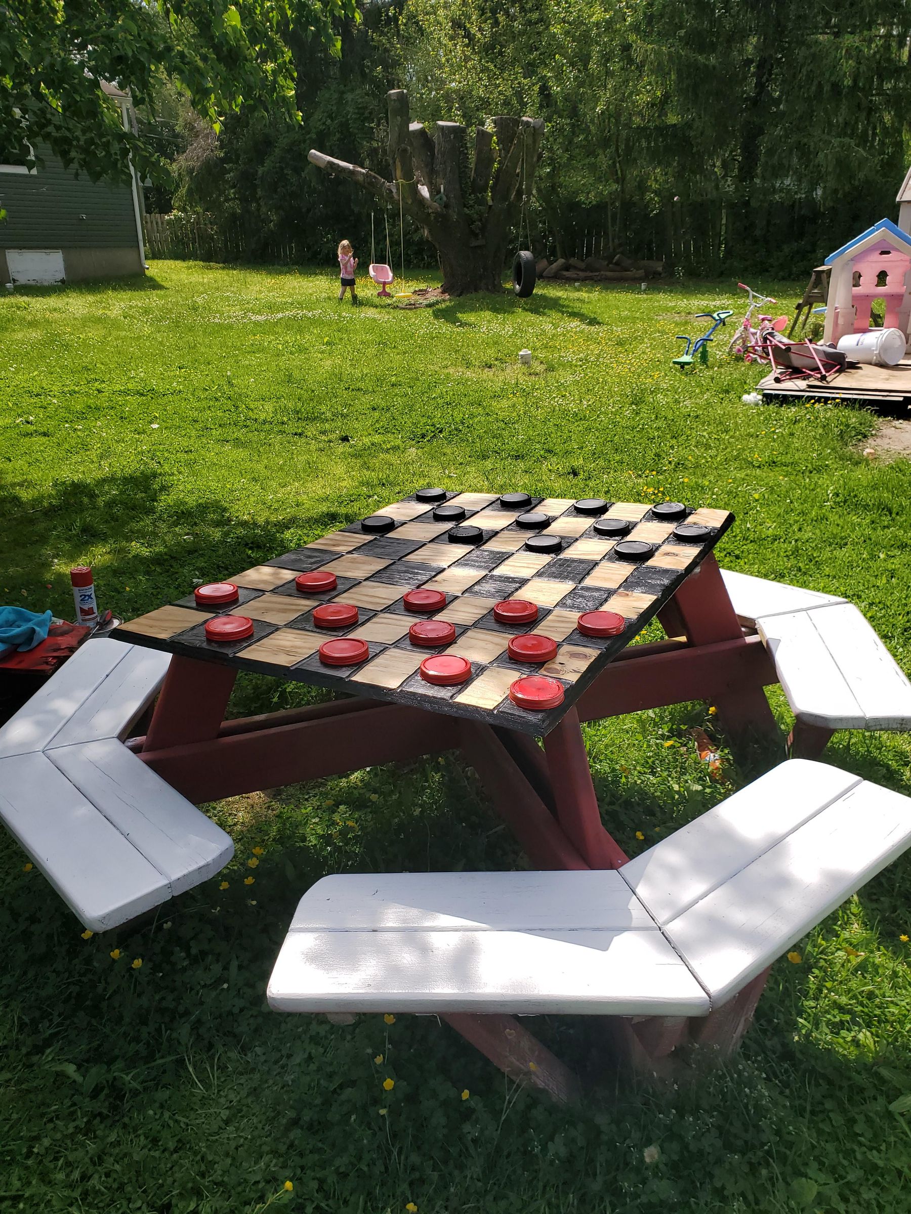 Checkers Board Table Top : 8 Steps (with Pictures) - Instructables