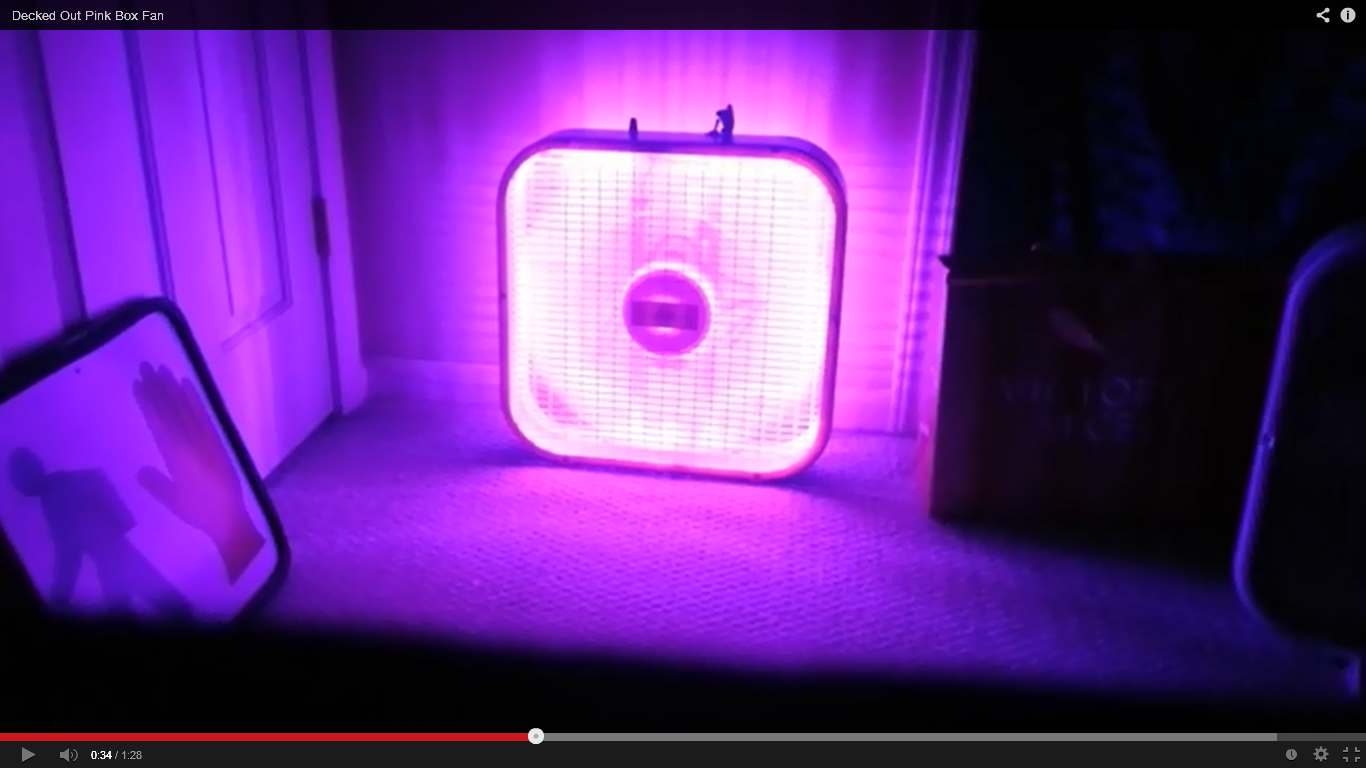 Illuminated LED Box Fan : 8 Steps - Instructables