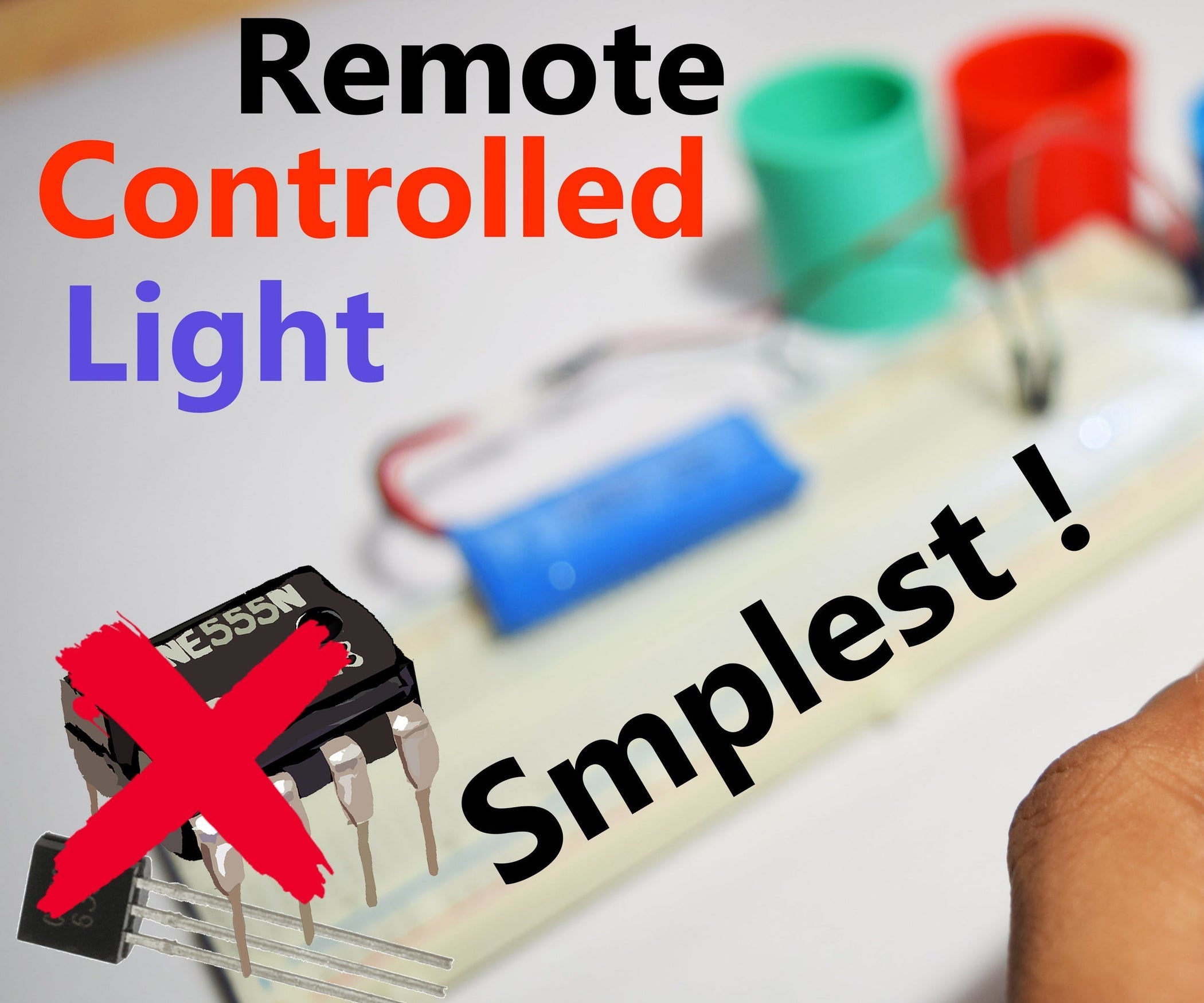 Simplest Remote Controlled Wireless LED ! : 4 Steps - Instructables