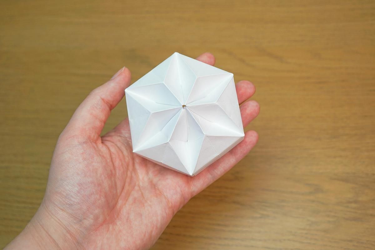 DIY Origami Hexagon Wall Decor | Paper-Folding Art Project : 11 Steps ...