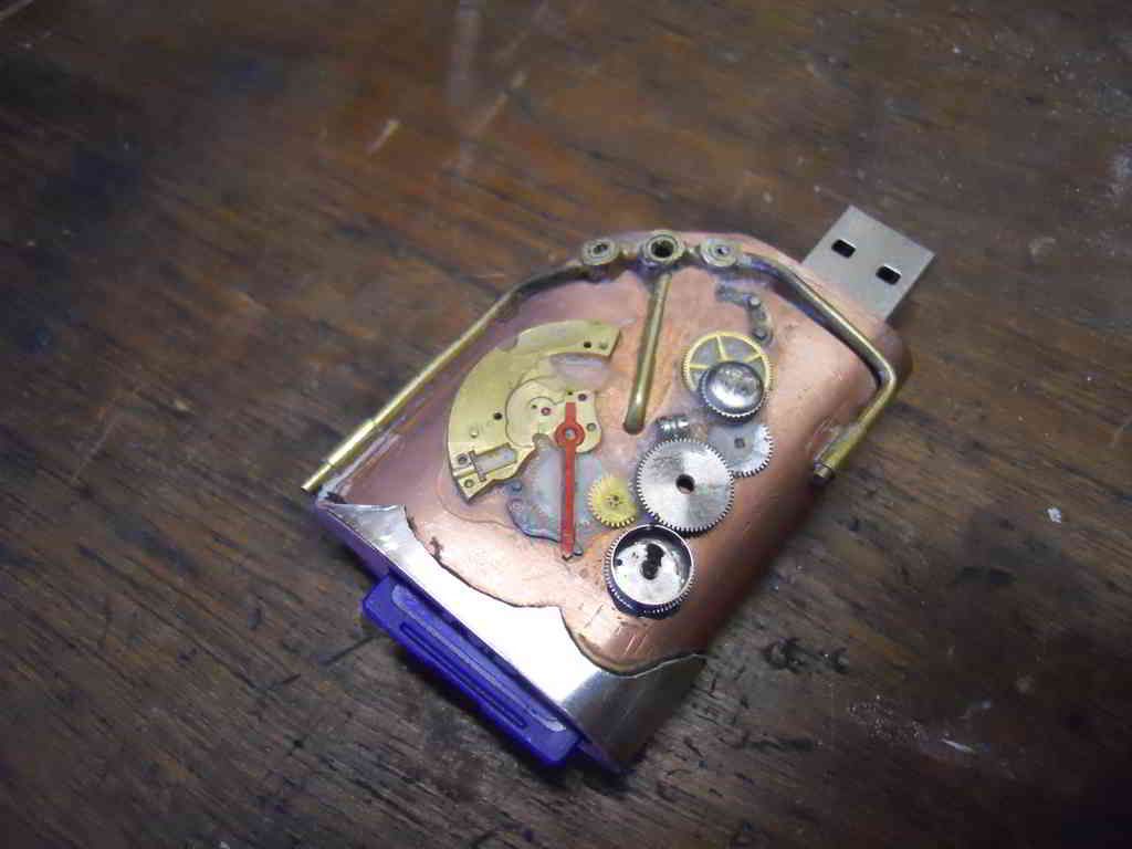 USB Steampunk SD Memory Card Reader - Instructables