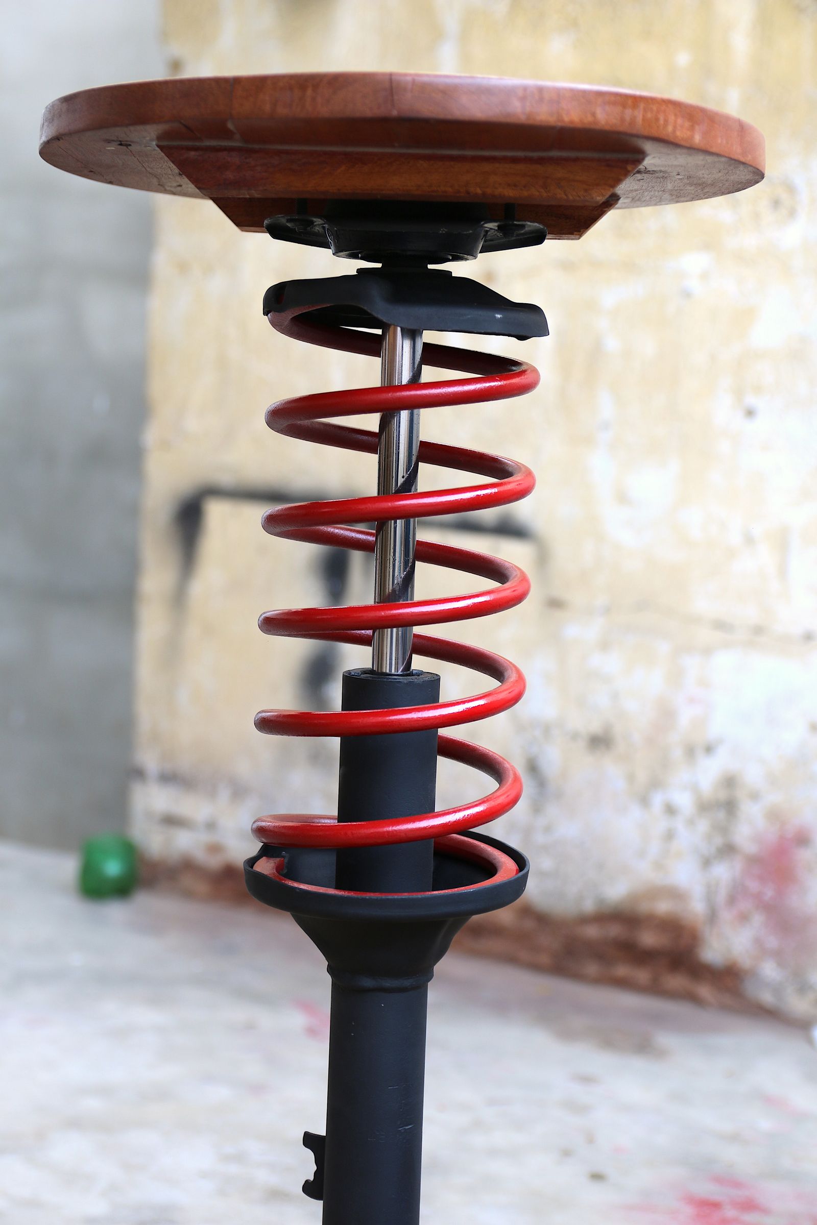 DIY Shock Absorber Stool : 9 Steps (with Pictures) - Instructables