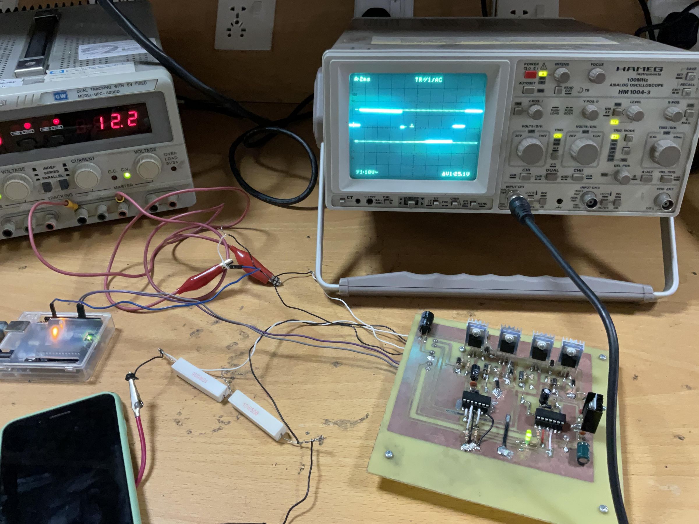 H-Bridge (Quasi-Square Wave Inverter) : 6 Steps (with Pictures ...