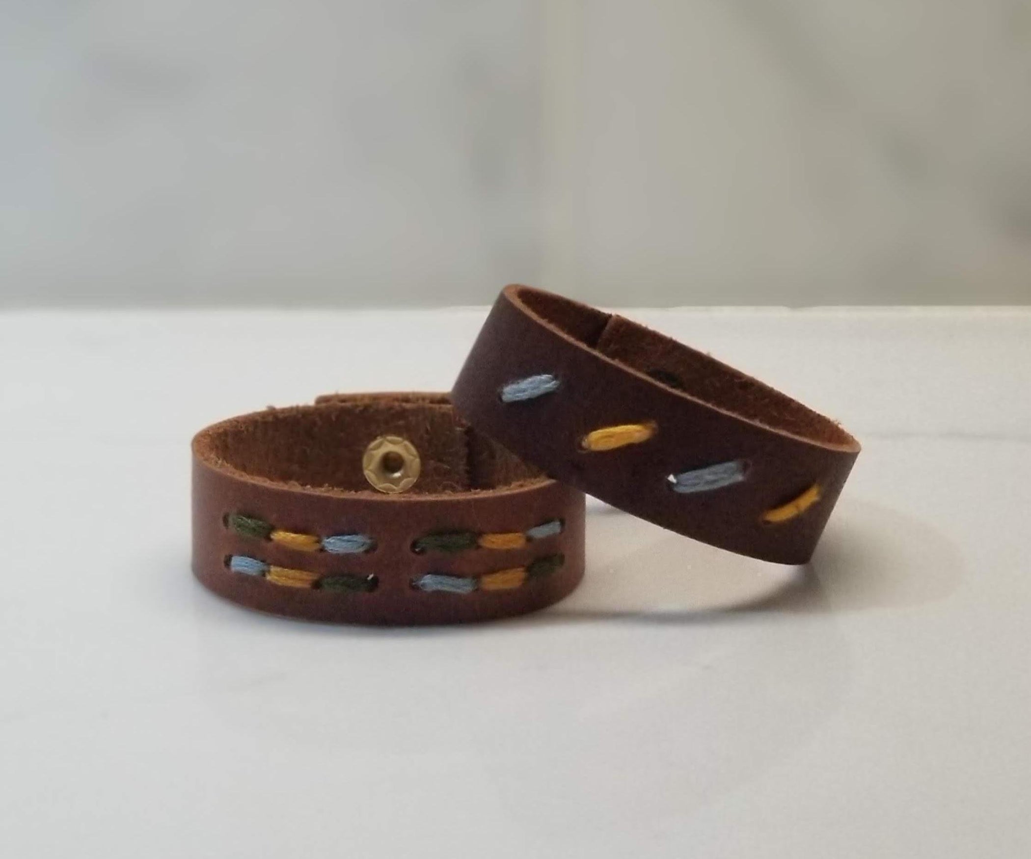 Embroidered Leather Bracelets : 8 Steps (with Pictures) - Instructables