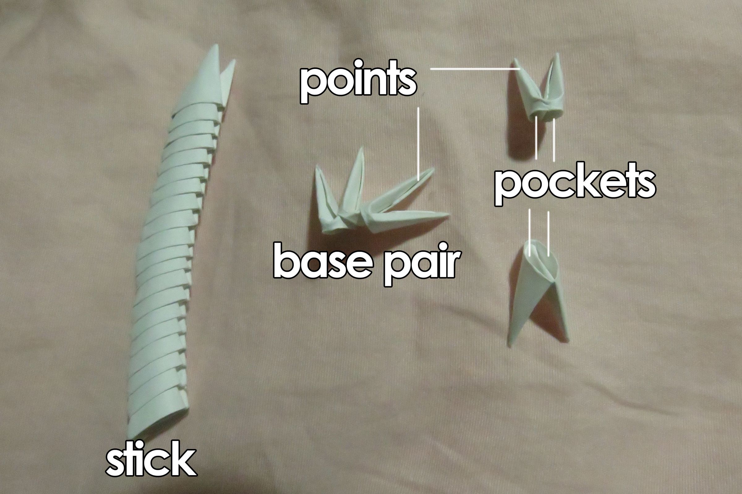 Modular Origami | Mini Winged Swan | 181 Pieces : 8 Steps (with ...