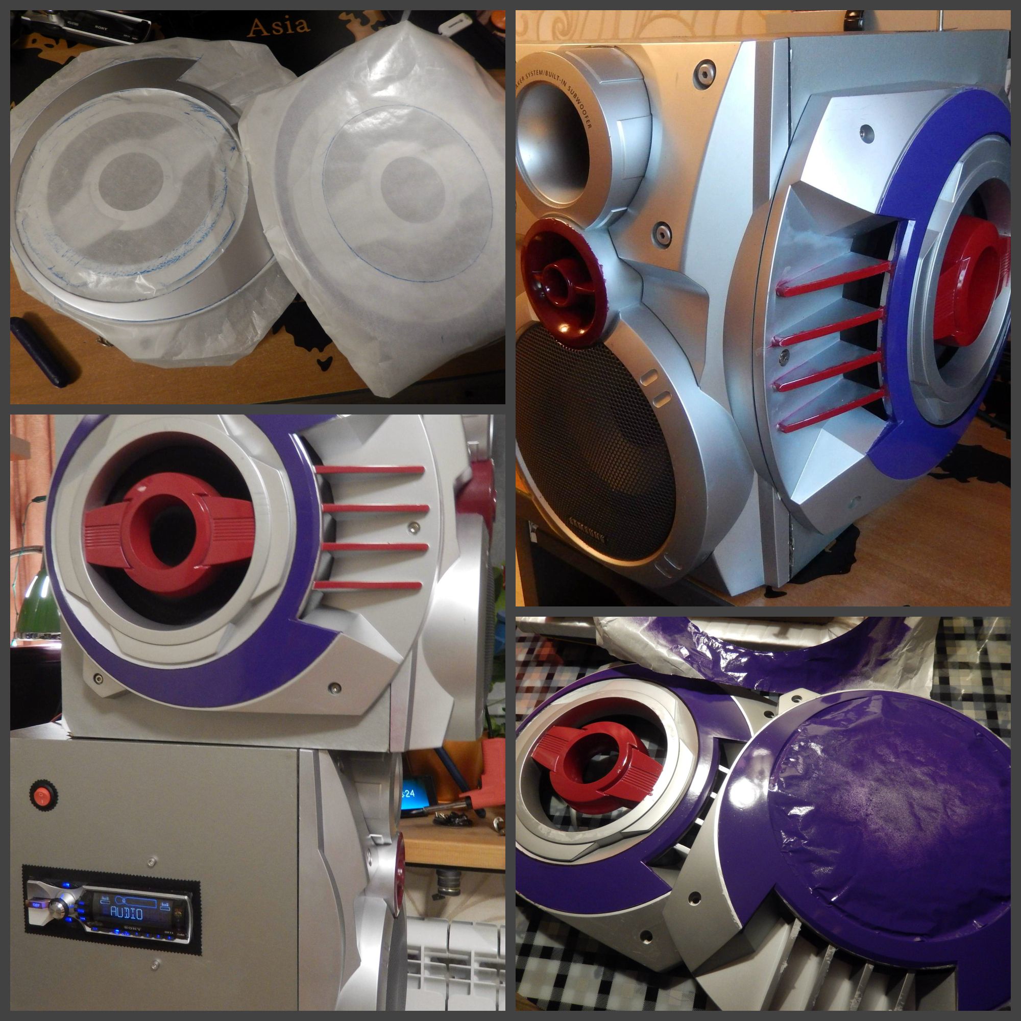 Wireless Boombox of Car Stereo & Subwoofer : 4 Steps - Instructables