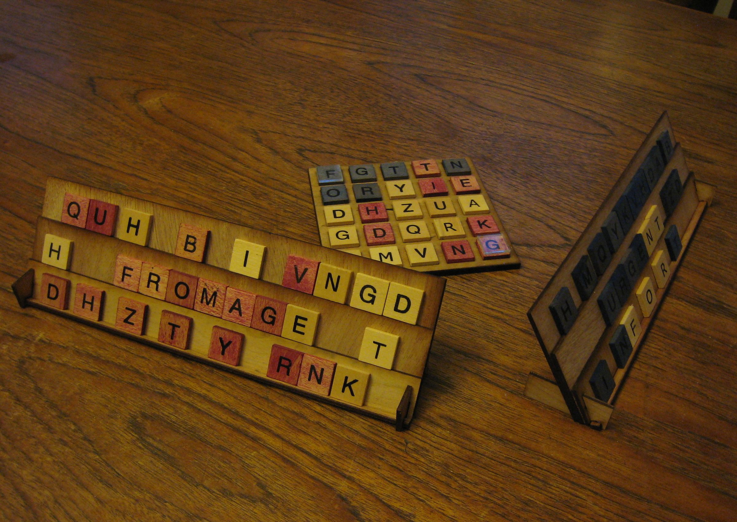 Physical "Letterpress" Board Game Set : 6 Steps (with Pictures ...