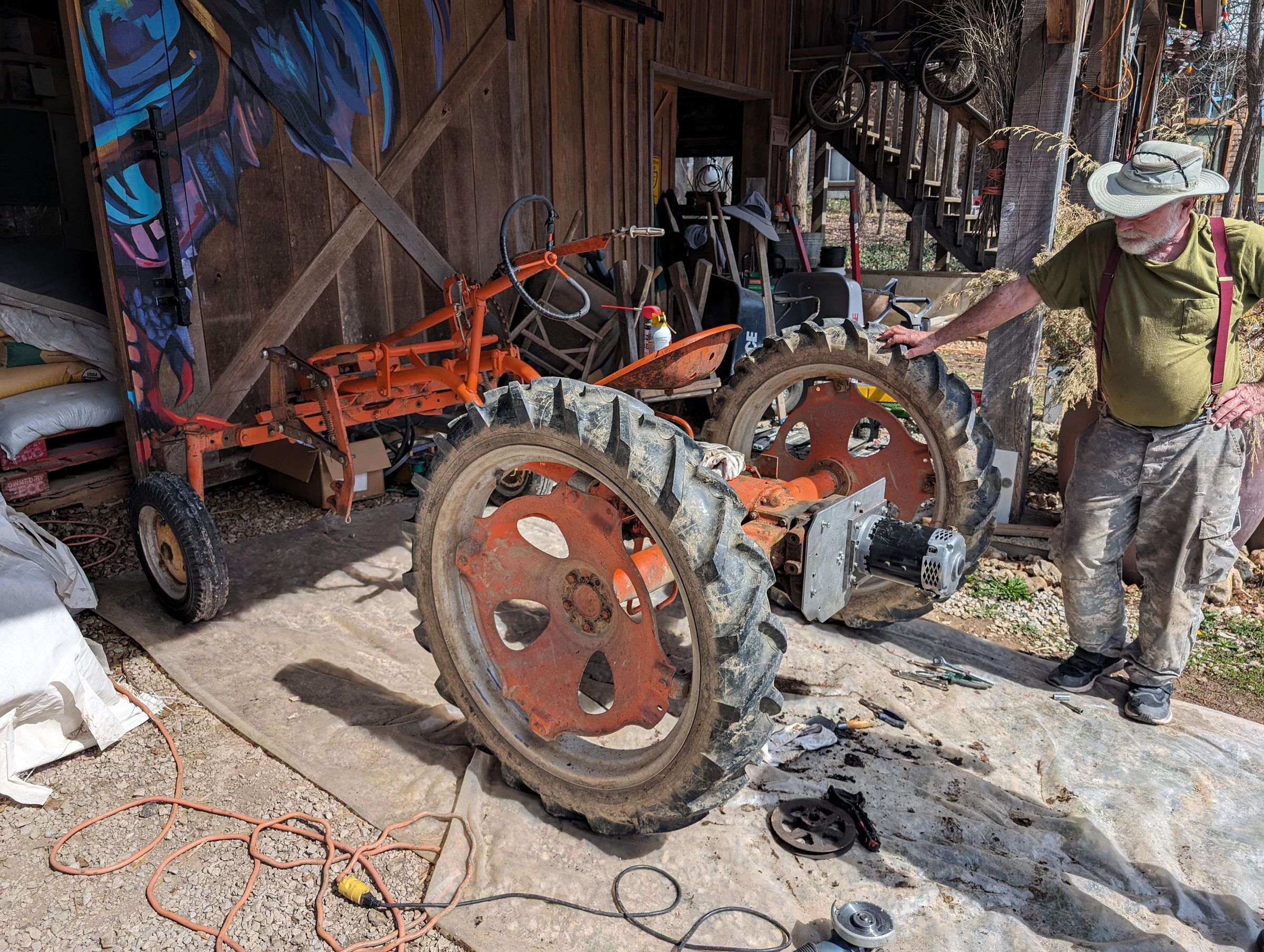 Electric Tractor Conversion - Allis G Cultivator : 8 Steps - Instructables