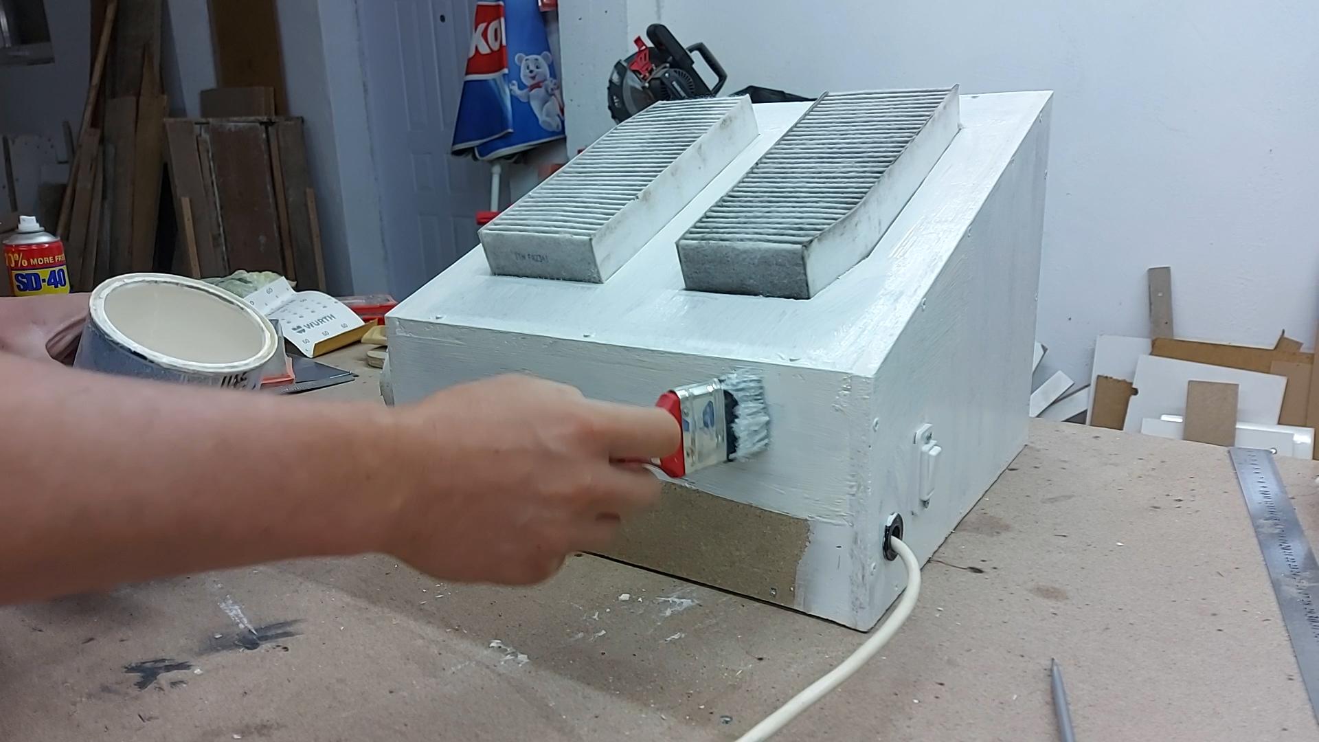 Workshop Air Filter With Old Car Filter : 11 Steps (with Pictures ...