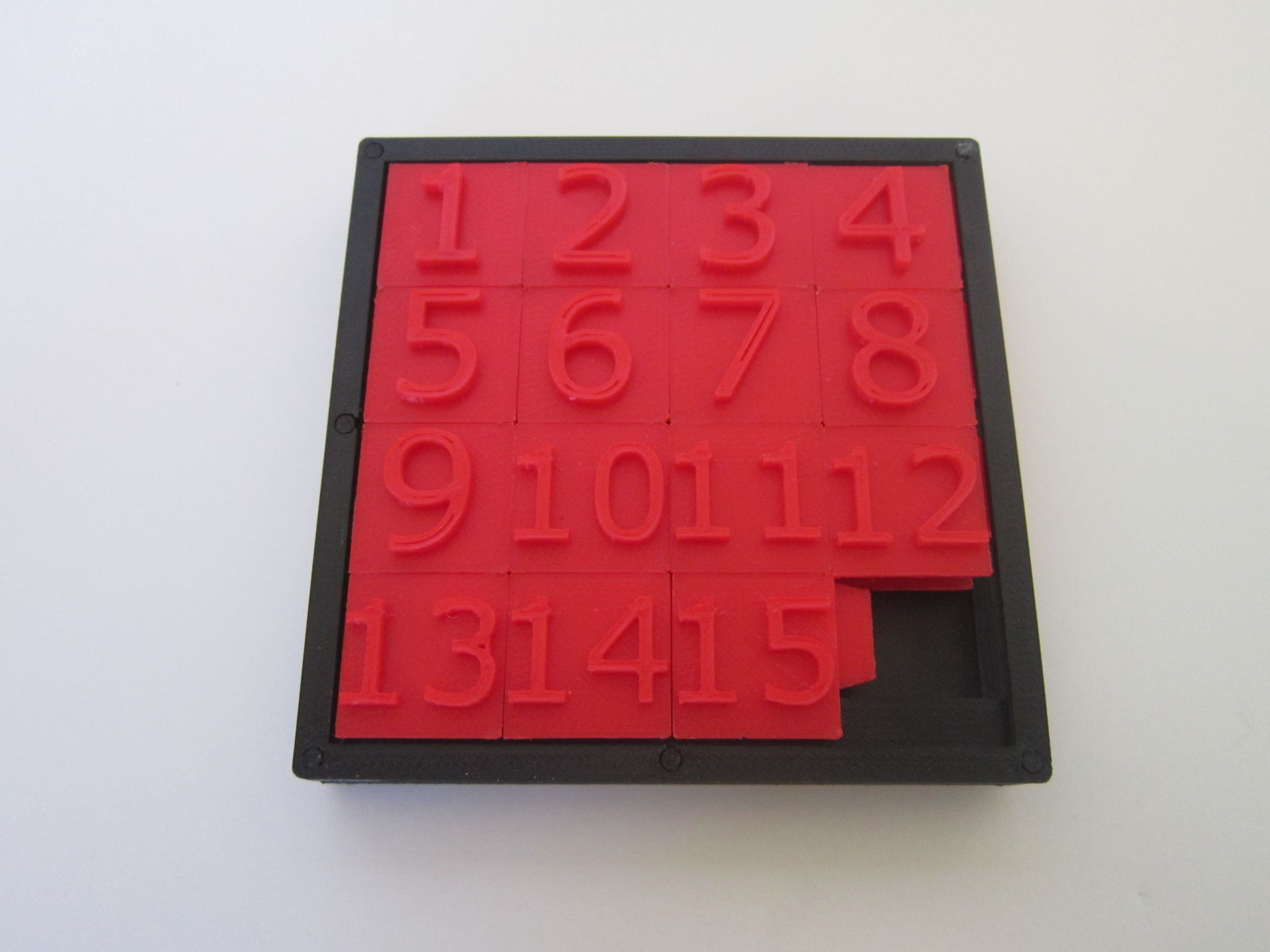 3D Printed Sliding Tile Puzzle : 4 Steps (with Pictures) - Instructables