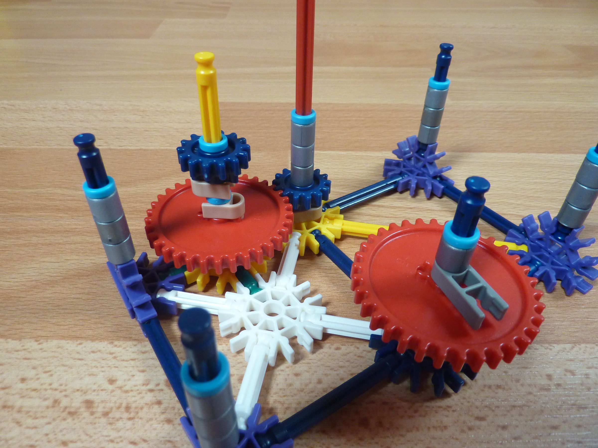 Push Lift, a Knex Ball Machine Lift : 17 Steps - Instructables