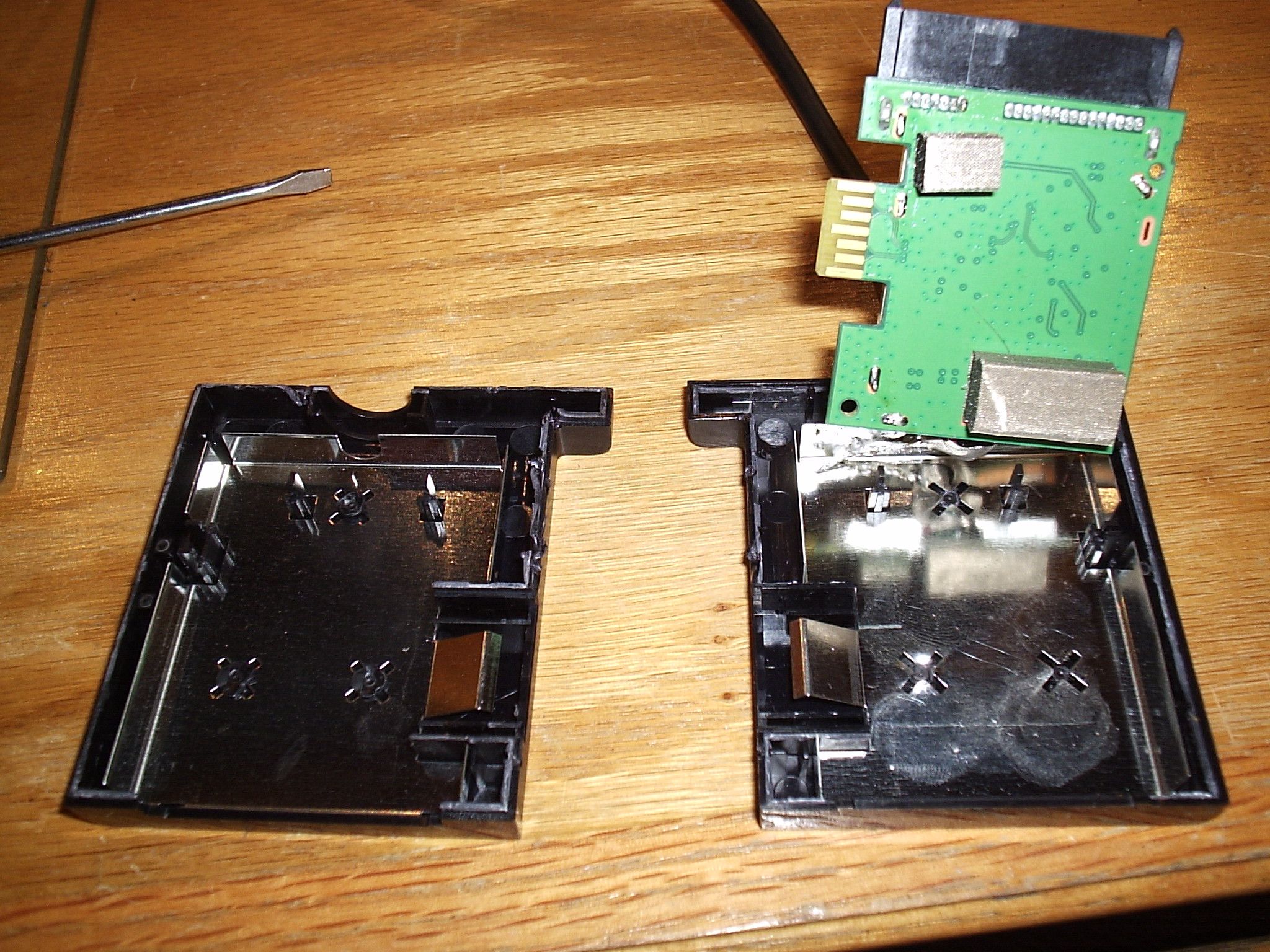 SATA to USB Adapter Using Xbox Data Transfer Cable : 7 Steps ...