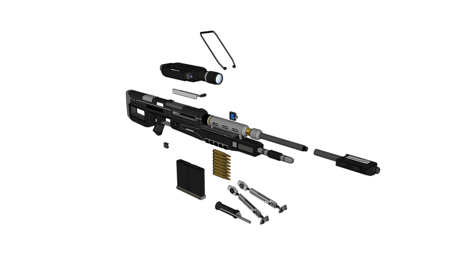 Halo - SRS99D Sniper Rifle - Freedownload :) - Instructables