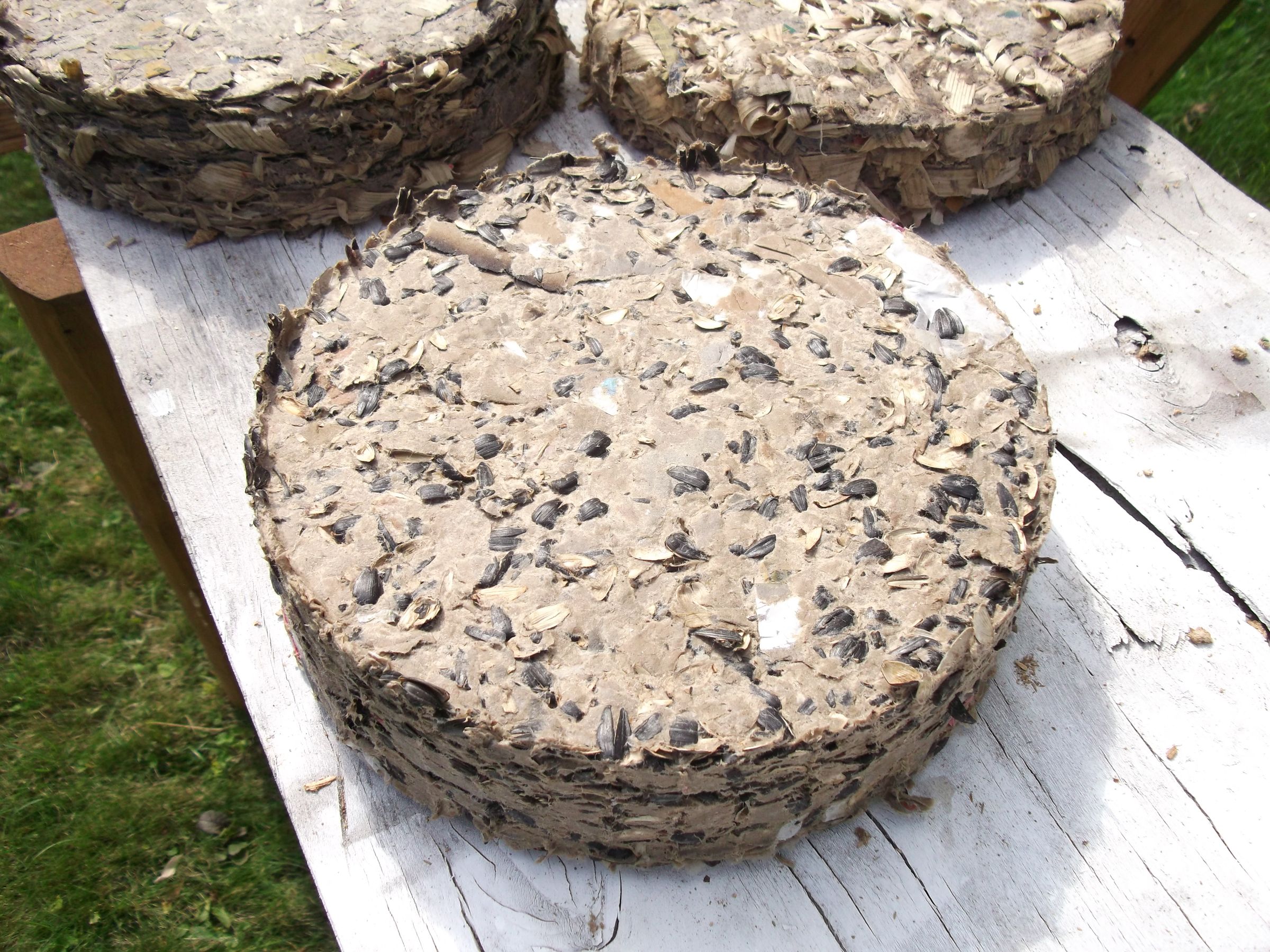 Paper + Sunflower Seed Husk Fuel Briquettes : 6 Steps (with Pictures ...